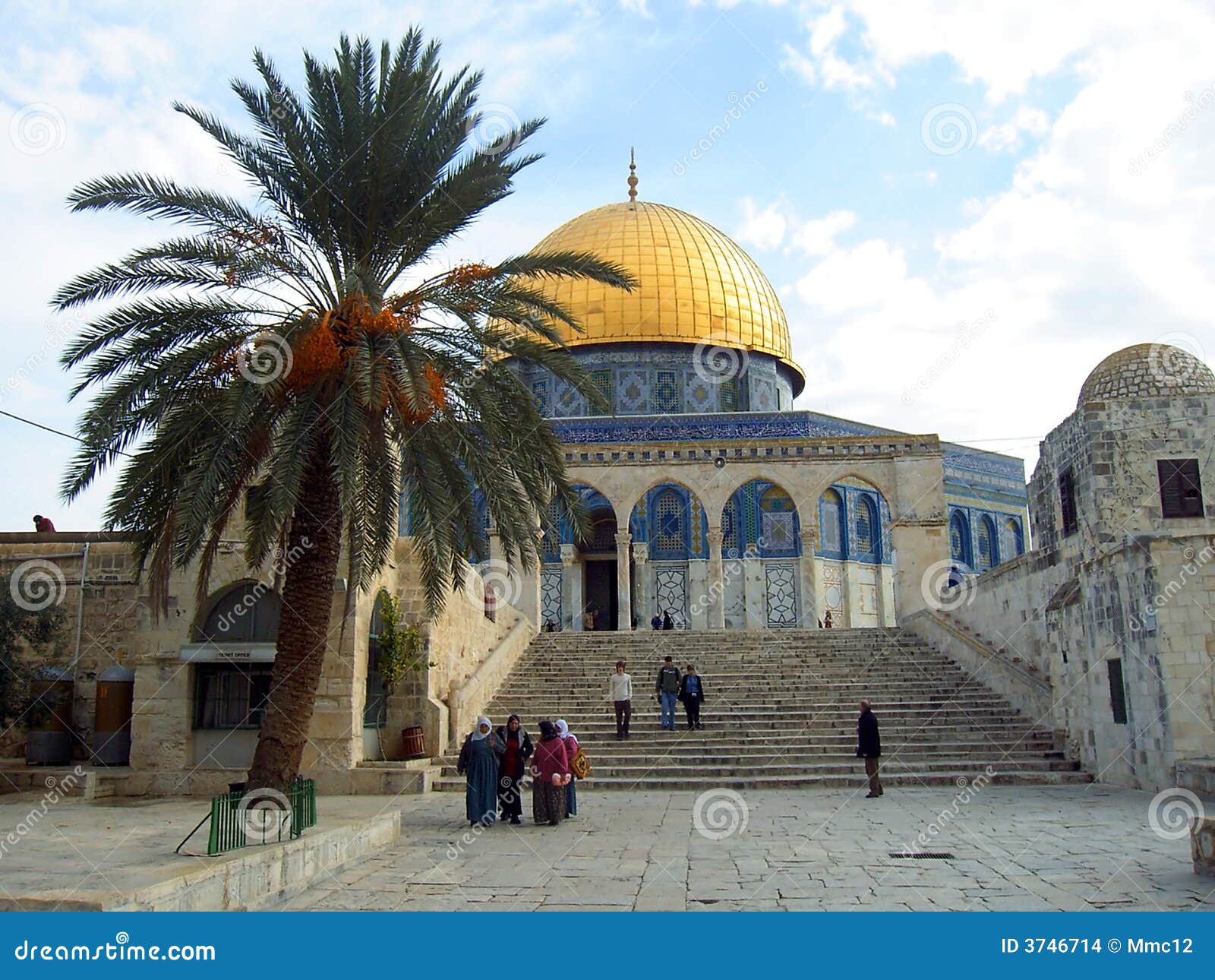 Mosque of Jerusalem editorial stock image. Image of jesus - 3746714