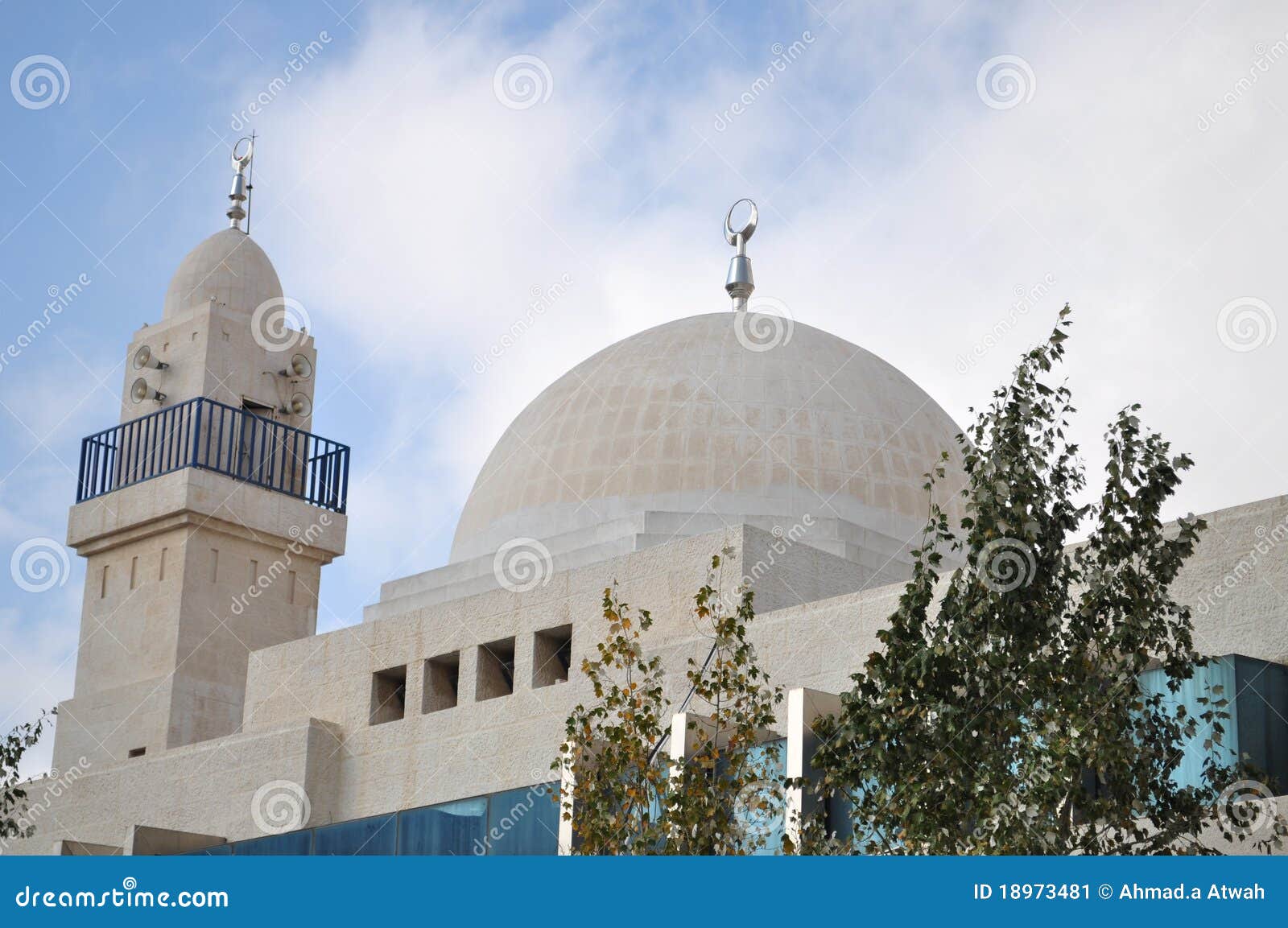 Mosque in Jordan stock image. Image of lord, alla, amman - 18973481