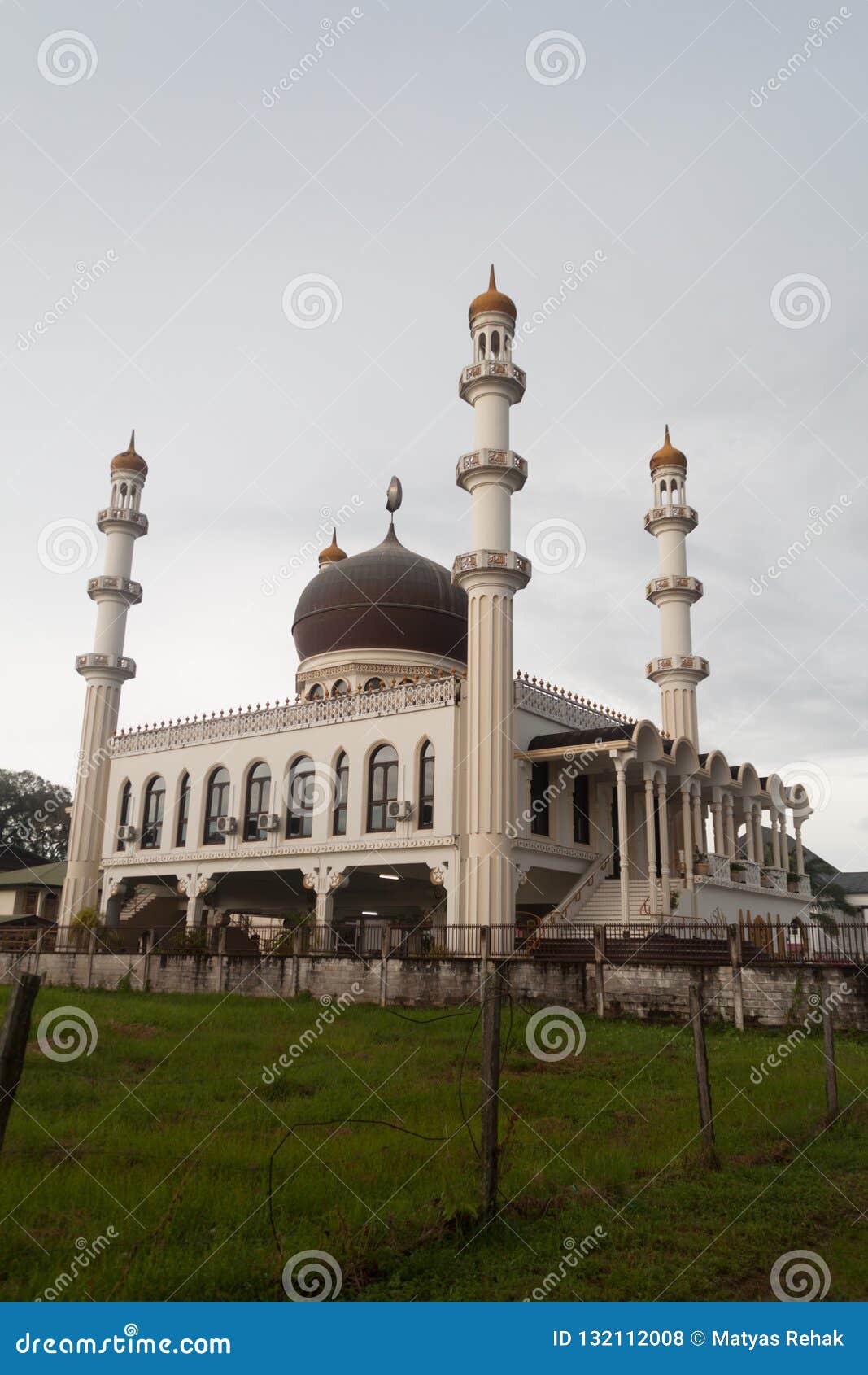 Mosque Kaizerstraat in Paramaribo Stock Photo - Image of destination ...
