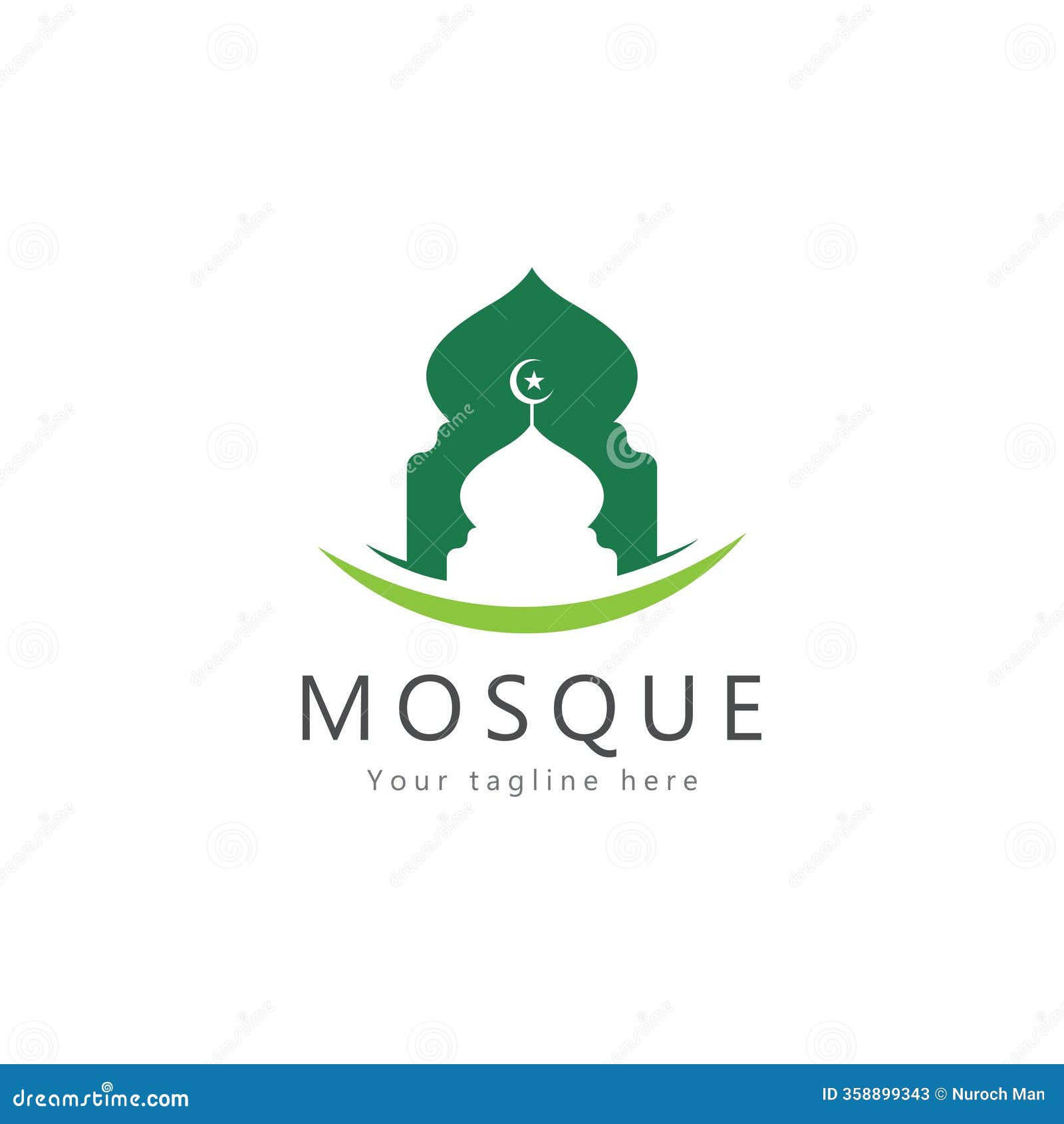 Mosque Logo Concept For Islamic Logo Design,ramadan Logo, Modern Logo ...