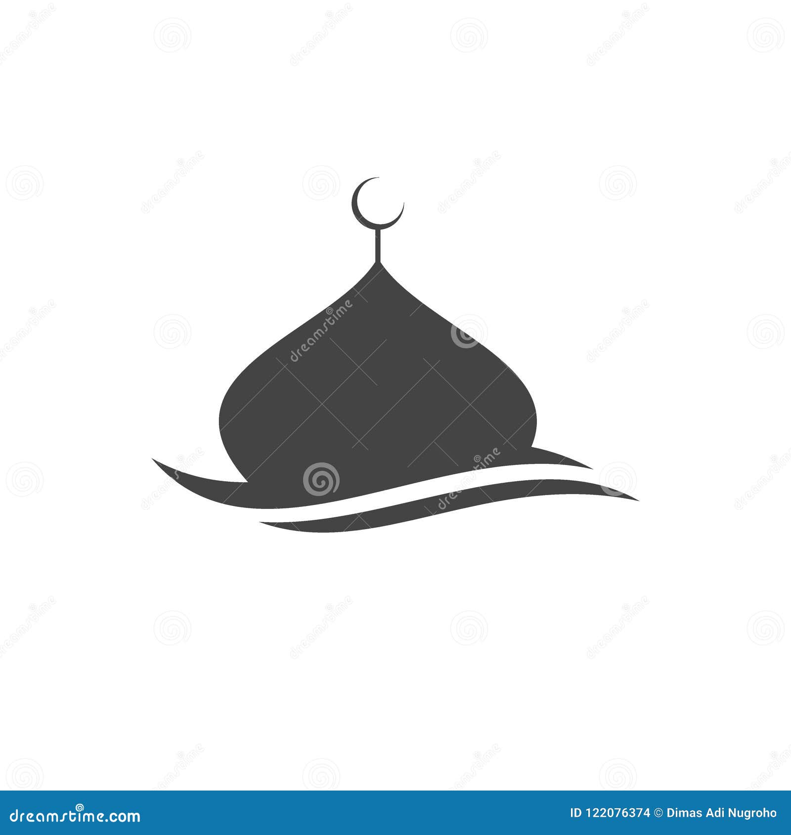 Mosque Logo. Islamic Illustration Icon Stock Illustration ...