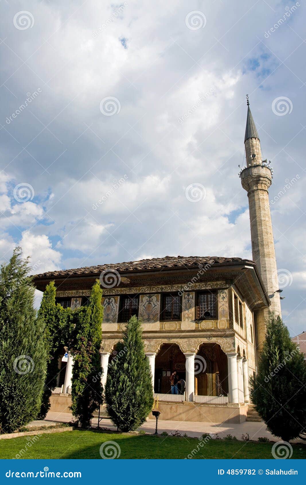 Mosque in macedonia stock photo. Image of saintly, minaret - 4859782