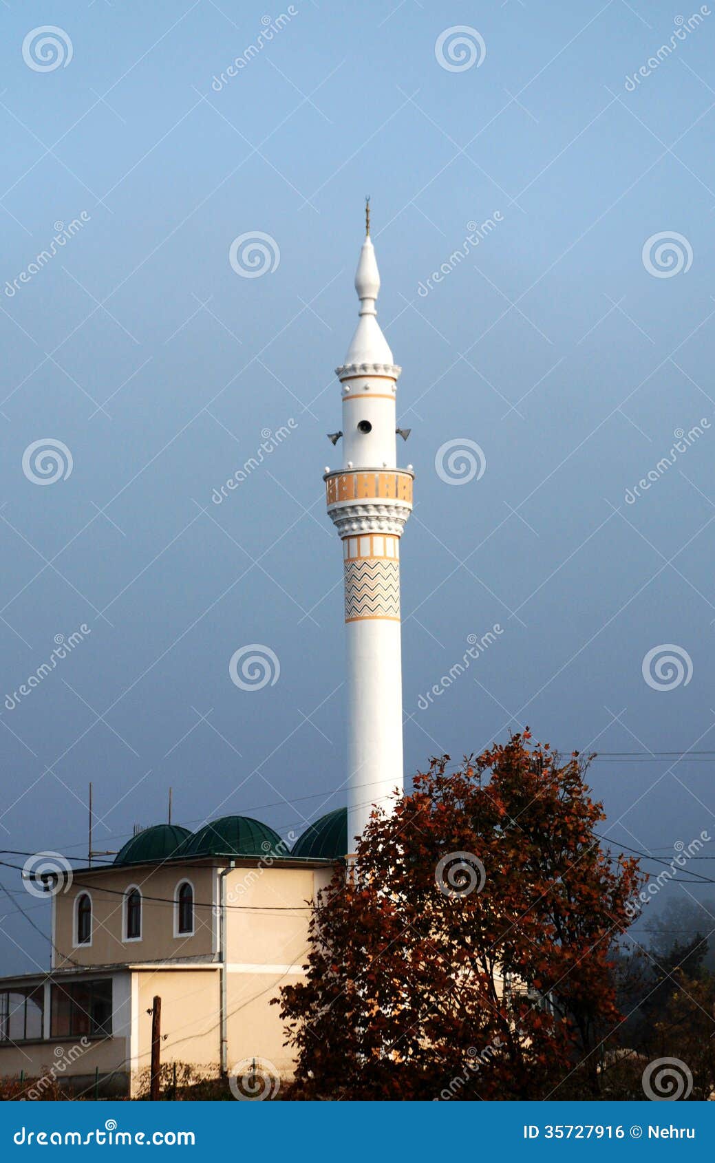 Mosque in Macedonia stock photo. Image of sunlight, minaret - 35727916