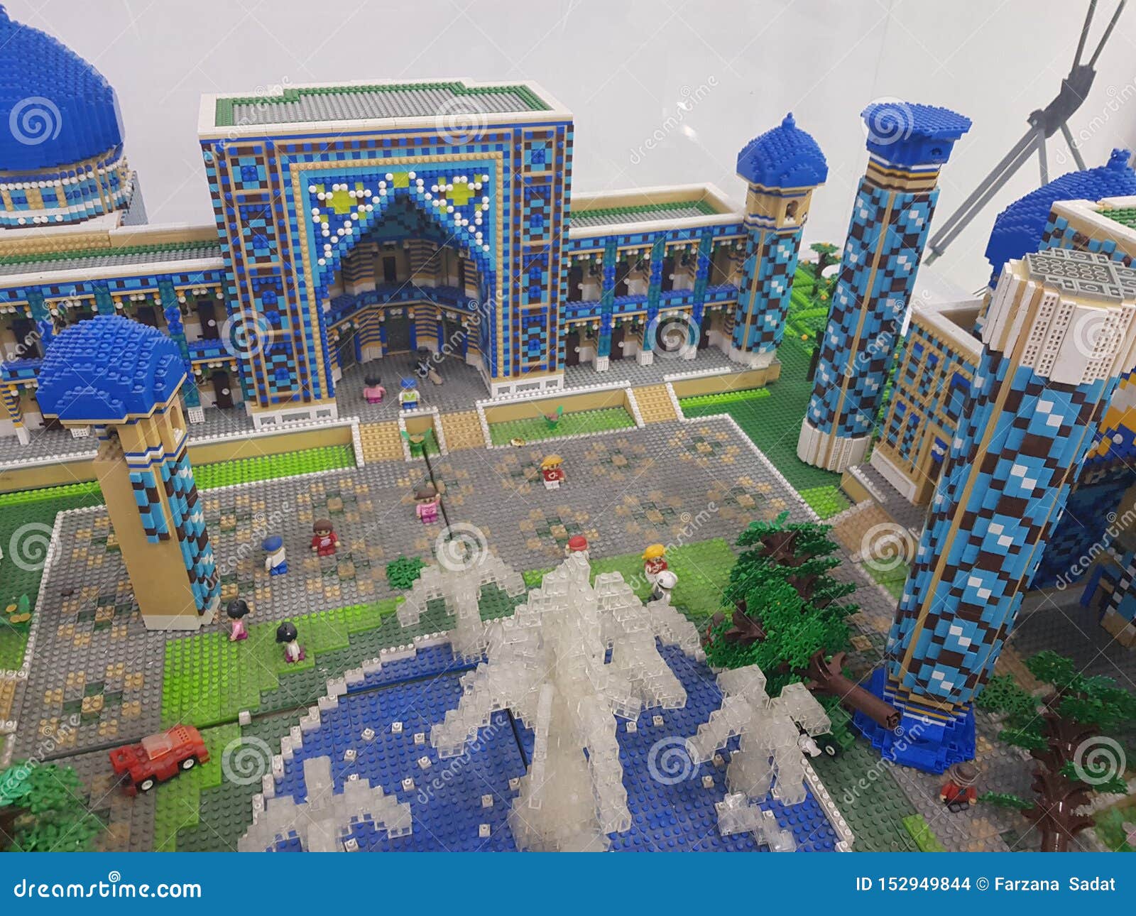 Mosque made of ligo editorial stock image. Image of love - 152949844