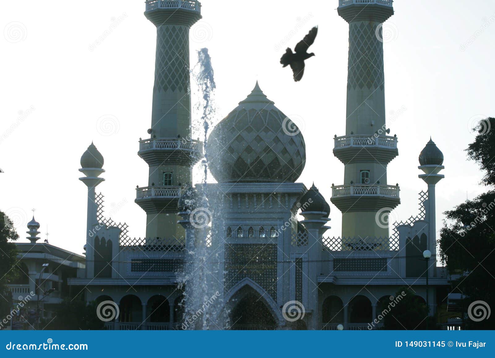 Mosque of Malang Square stock image. Image of indonesia - 149031145