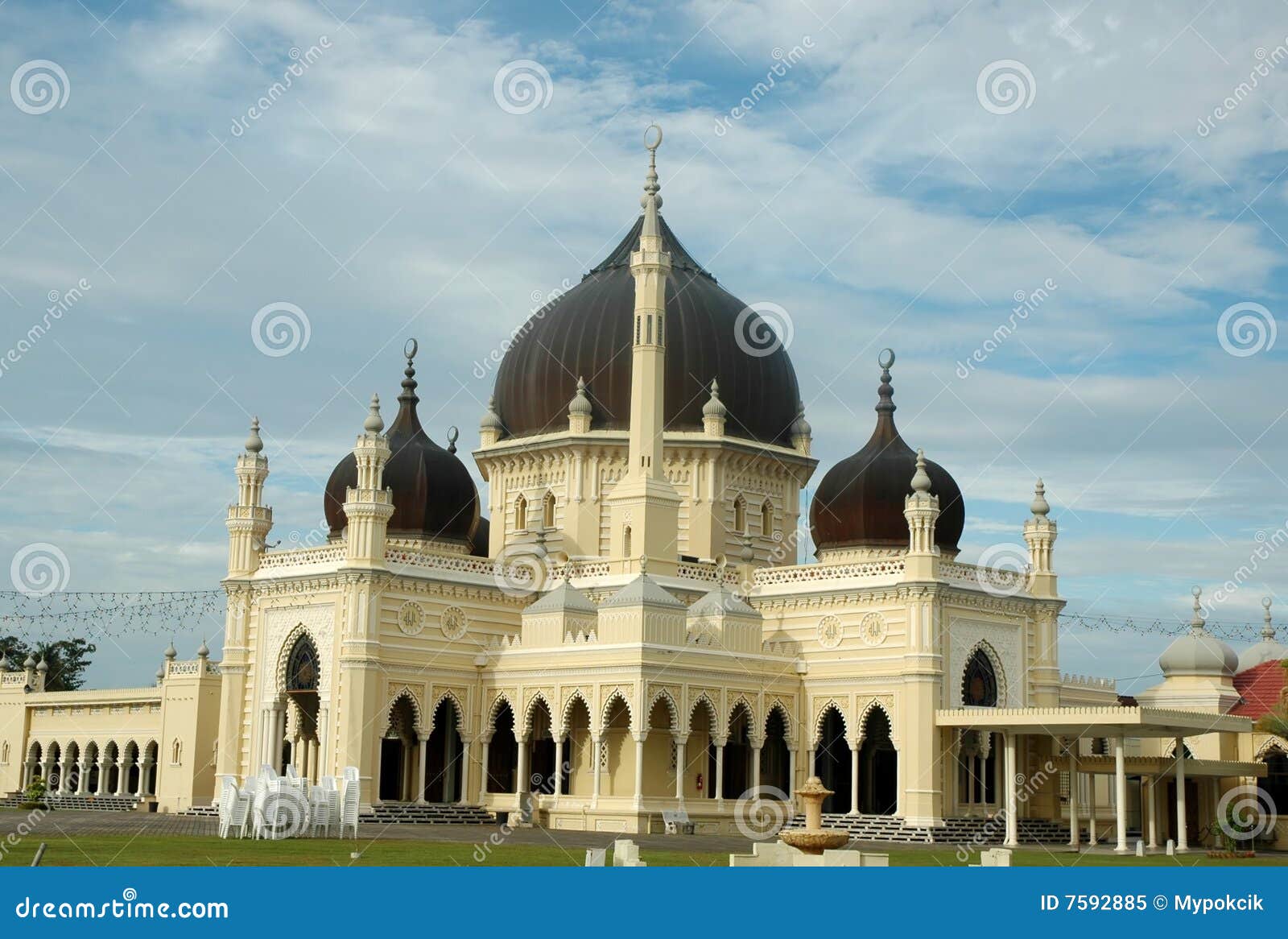 Mosque in Malaysia stock image. Image of muslim, dome - 7592885