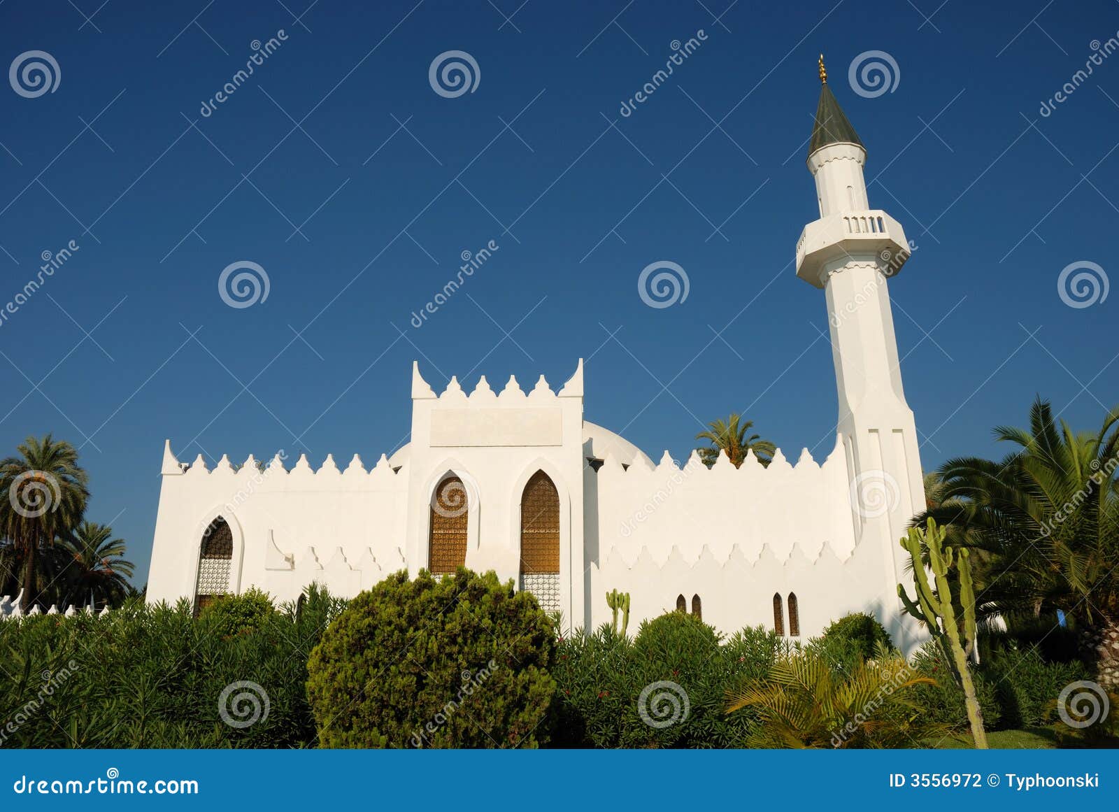 Mosque in Marbella stock photo. Image of tower, facade - 3556972