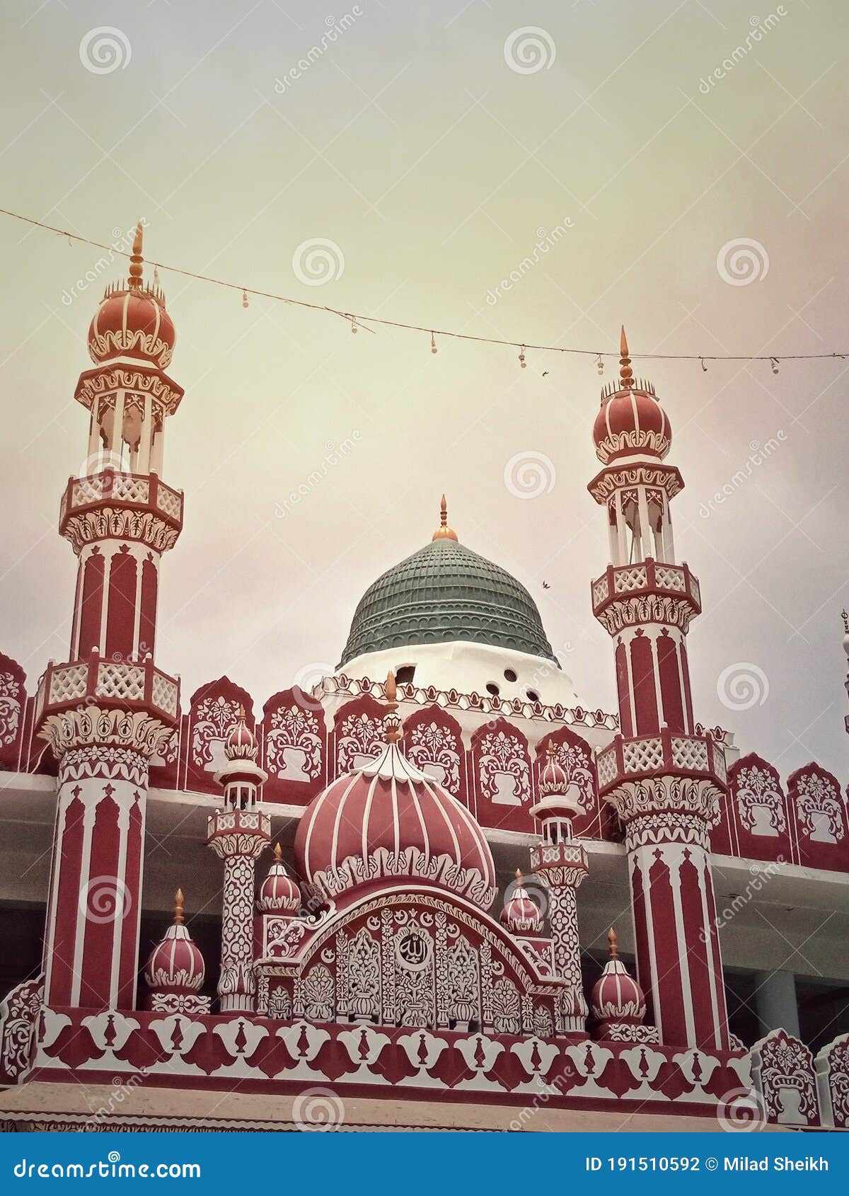 Mosque minar stock photo. Image of allah, minar, dome - 191510592