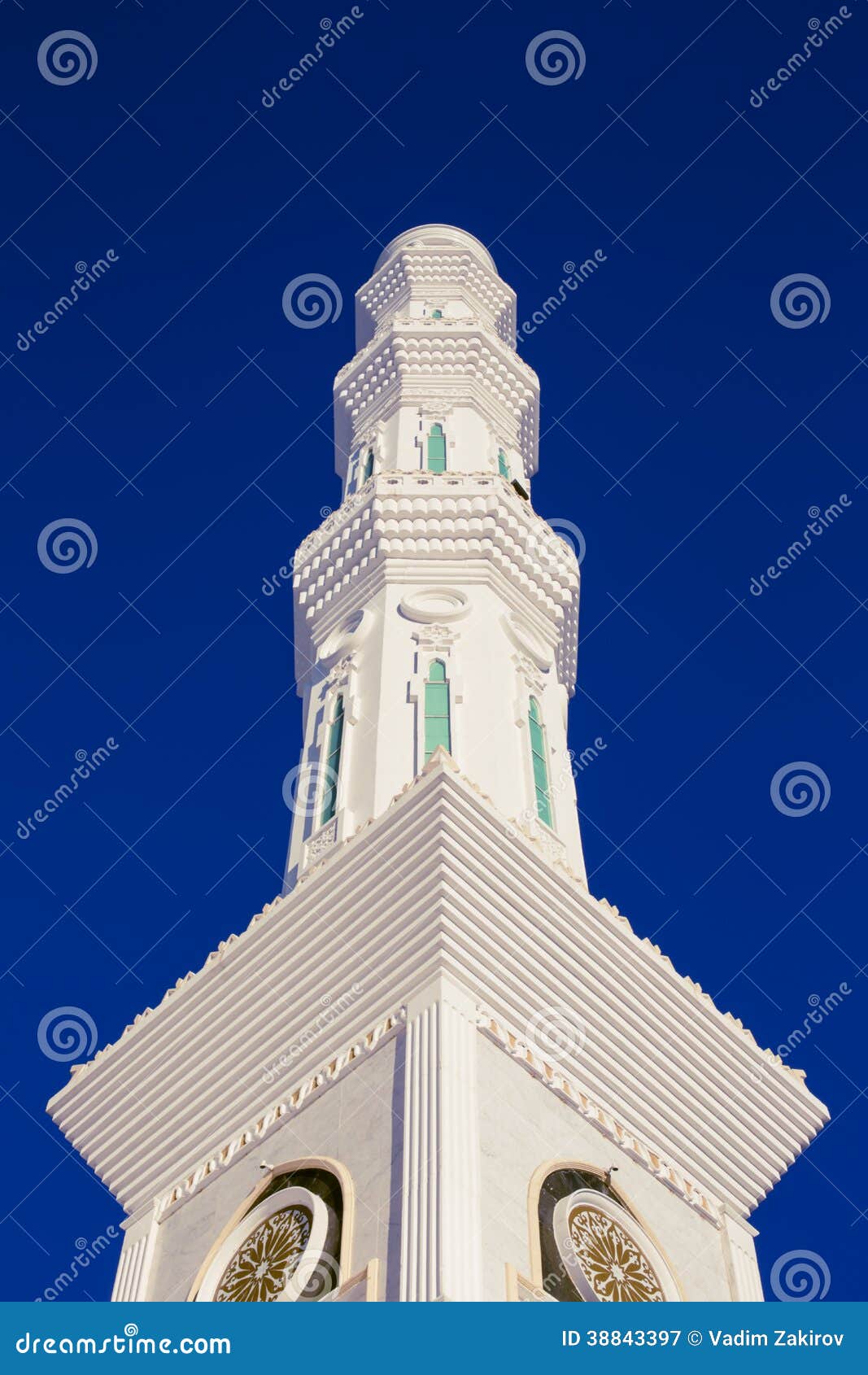 Mosque minaret stock image. Image of modern, arabic, brick - 38843397