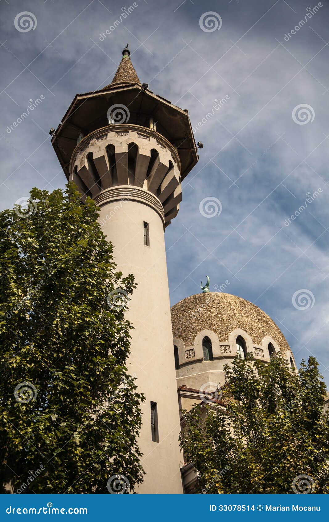 Mosque and Minaret in Constanta. Stock Photo - Image of constanta ...