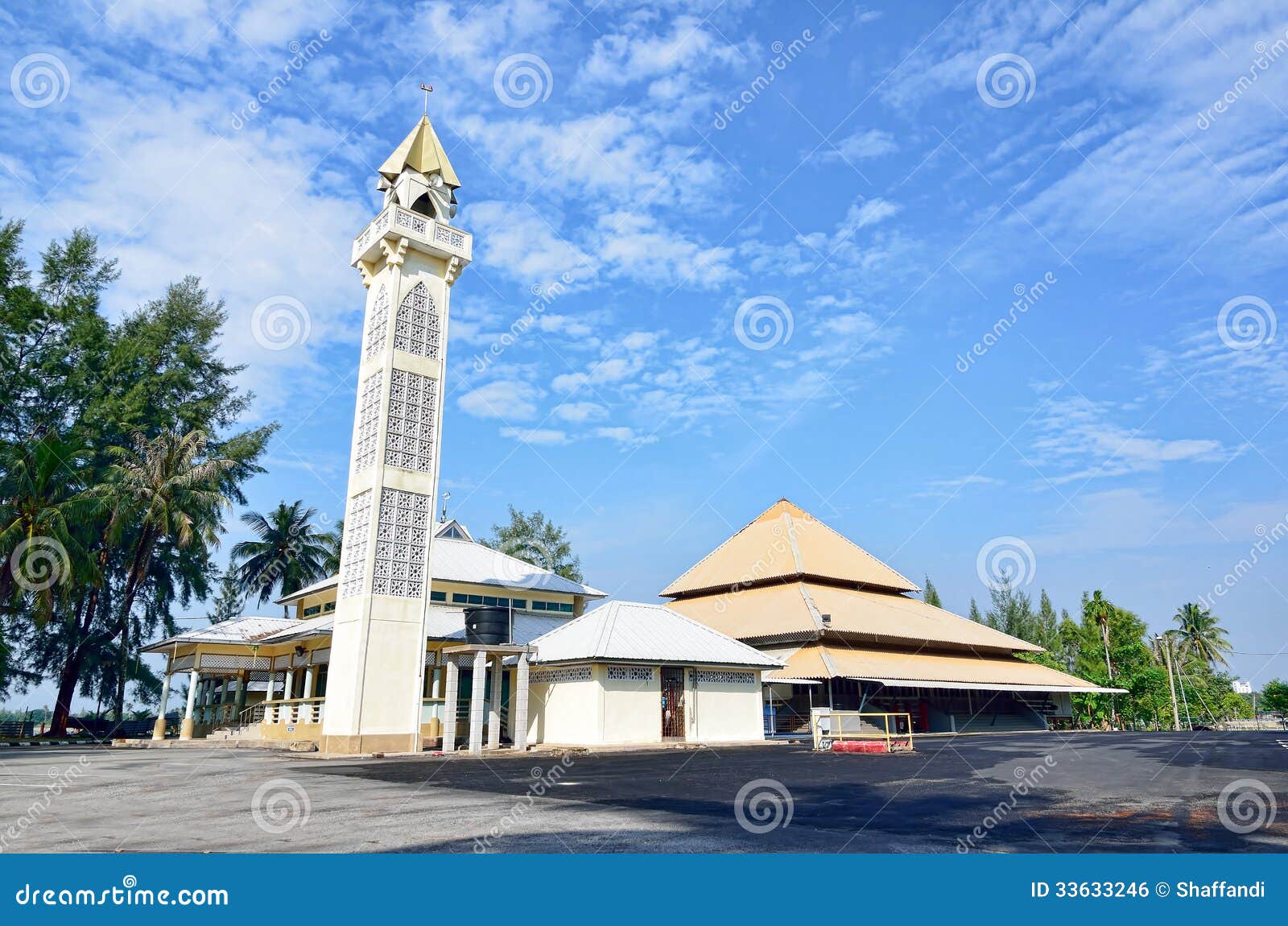 Mosque Minaret stock photo. Image of blue, worship, structure - 33633246