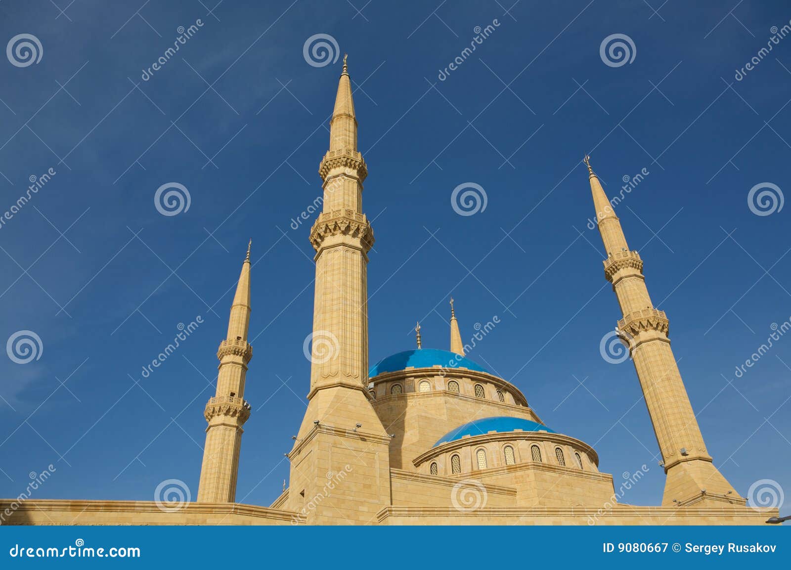 The Mohammad Al-Amin Mosque, Also Referred To As The Blue Mosque, Is A ...
