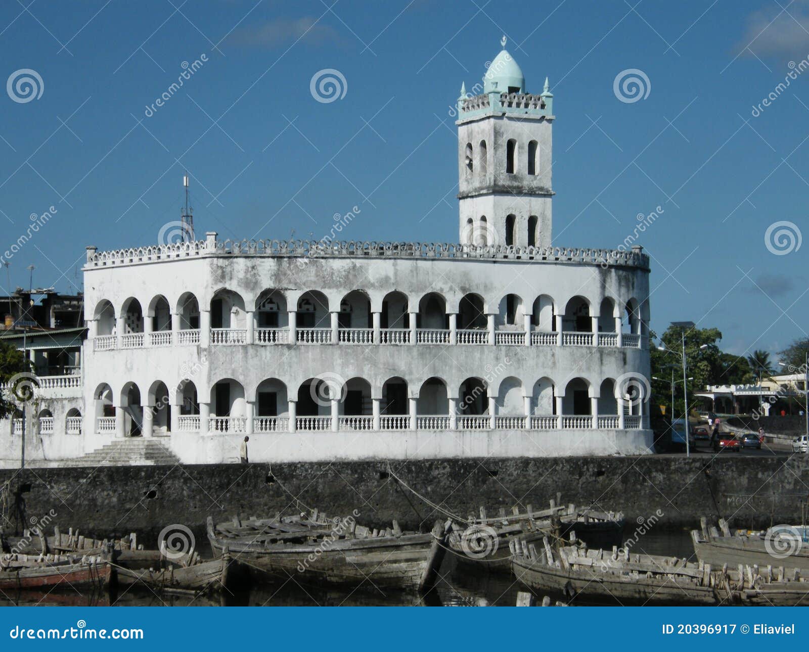 The Mosque of Moroni,Grande Comore Stock Image - Image of dome, prayer ...