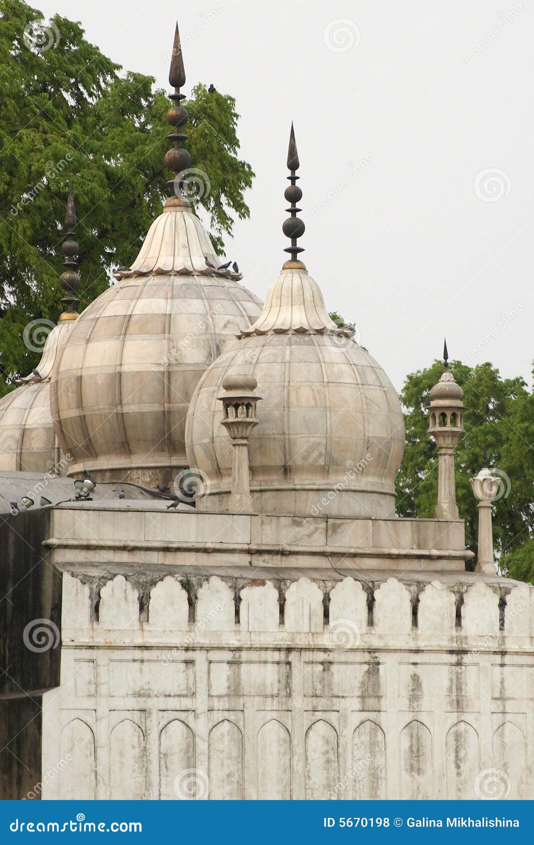 Moti Masjid Pearl Mosque In Agra Fort, Uttar Pradesh, India Stock Photo ...