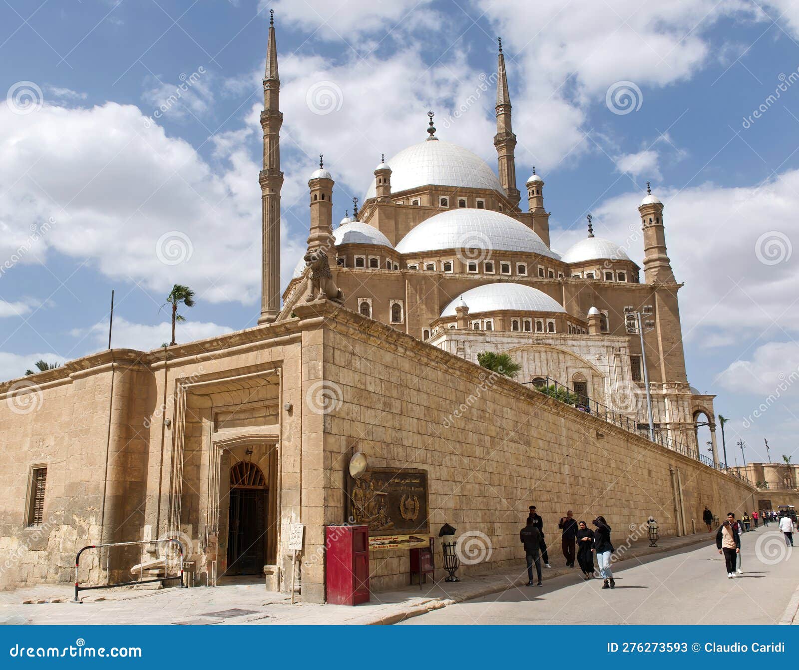 The Mosque of Muhammad Ali. Cairo, Egypt Editorial Stock Photo - Image ...