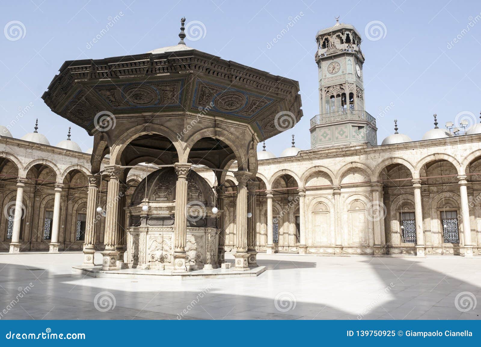 The mosque of Muhammad Ali editorial image. Image of citadel - 139750925