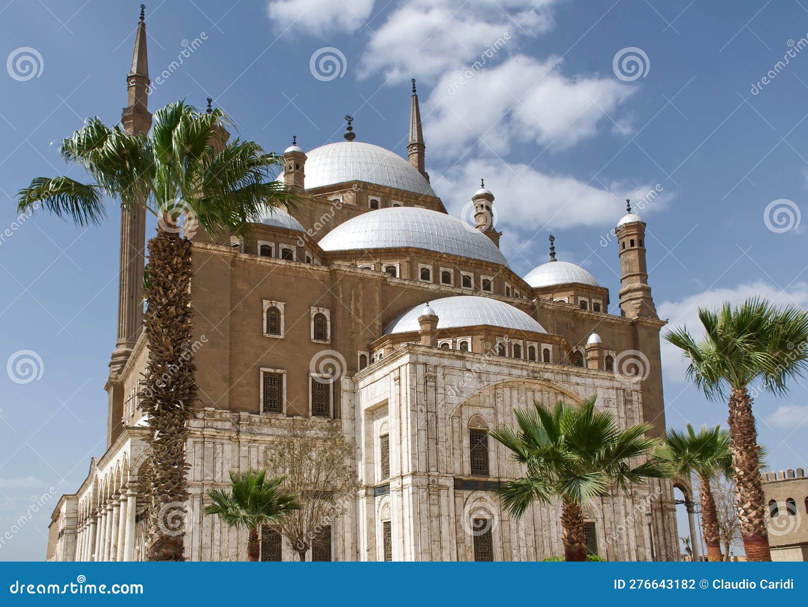 The Mosque of Muhammad Ali. Cairo, Egypt Stock Illustration - Illustration of holy, cairo: 276643182