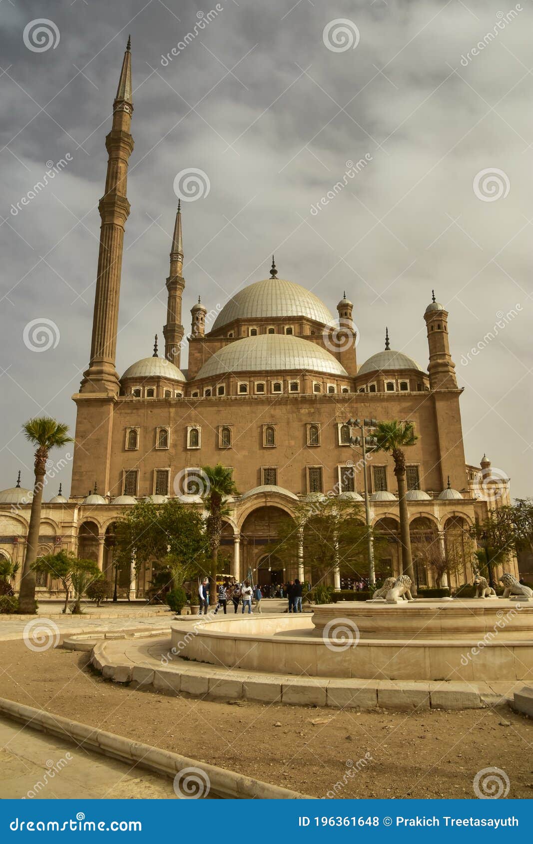 Mosque of Muhammad Ali in the Citadel, Cairo Editorial Stock Photo ...
