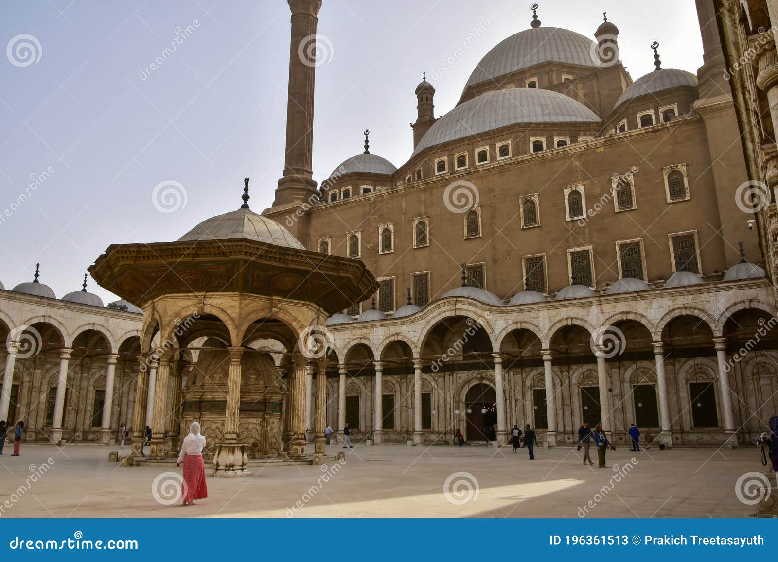 Mosque of Muhammad Ali in the Citadel, Cairo Editorial Stock Photo ...