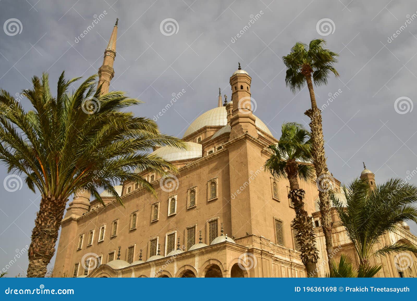 Mosque of Muhammad Ali in the Citadel, Cairo Stock Photo - Image of ...