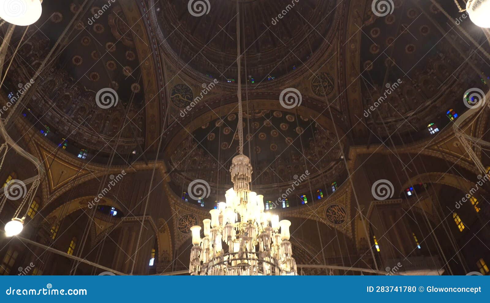 Mosque of Muhammad Ali Interior Isalamic Beautiful Architecture in ...