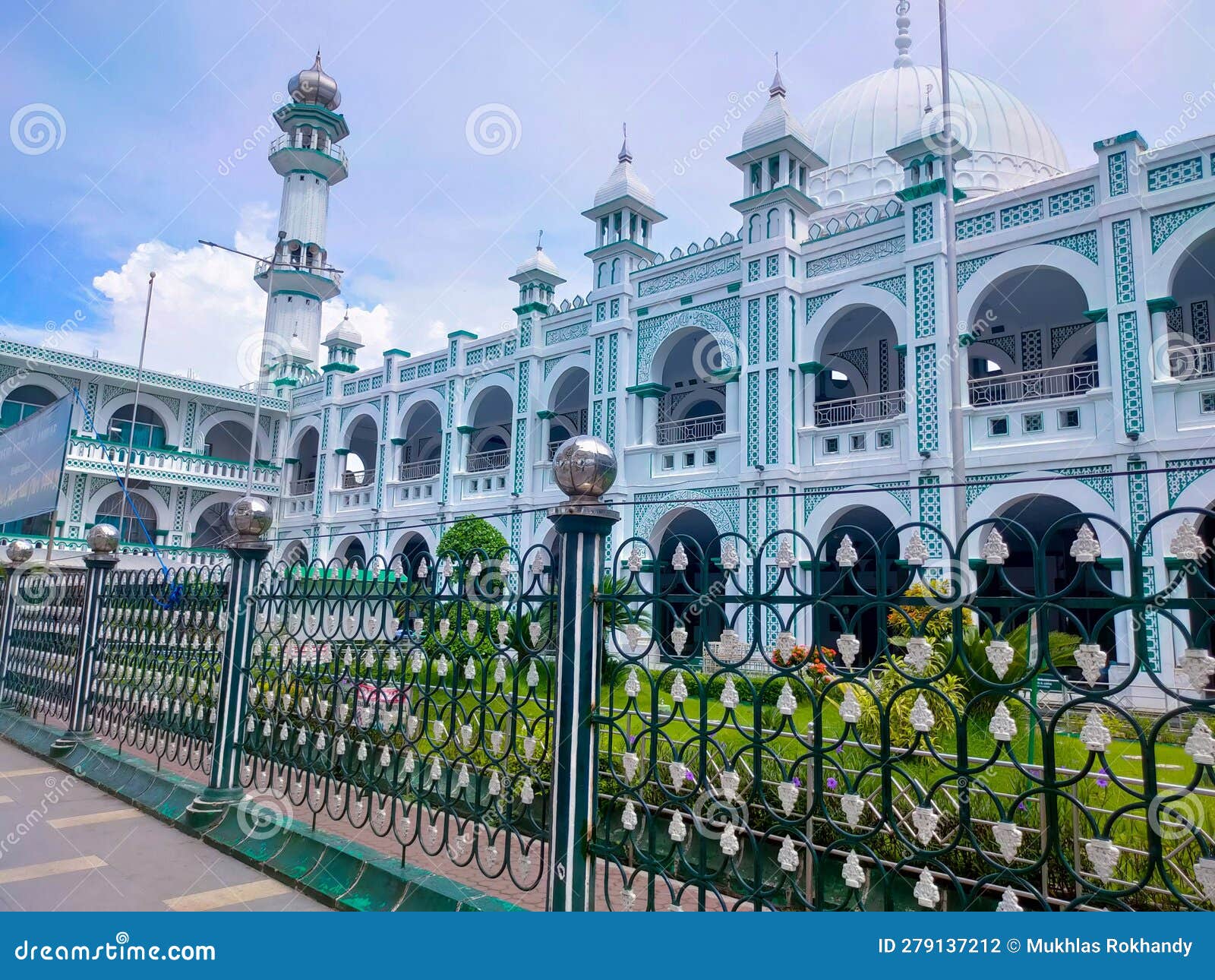 The Mosque for Muslims To Worship Congregational Prayers Stock Photo ...