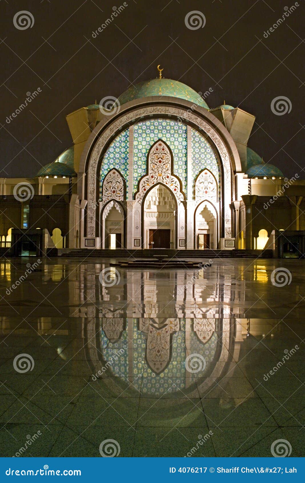 Mosque at Night stock image. Image of faith, sanctuary - 4076217