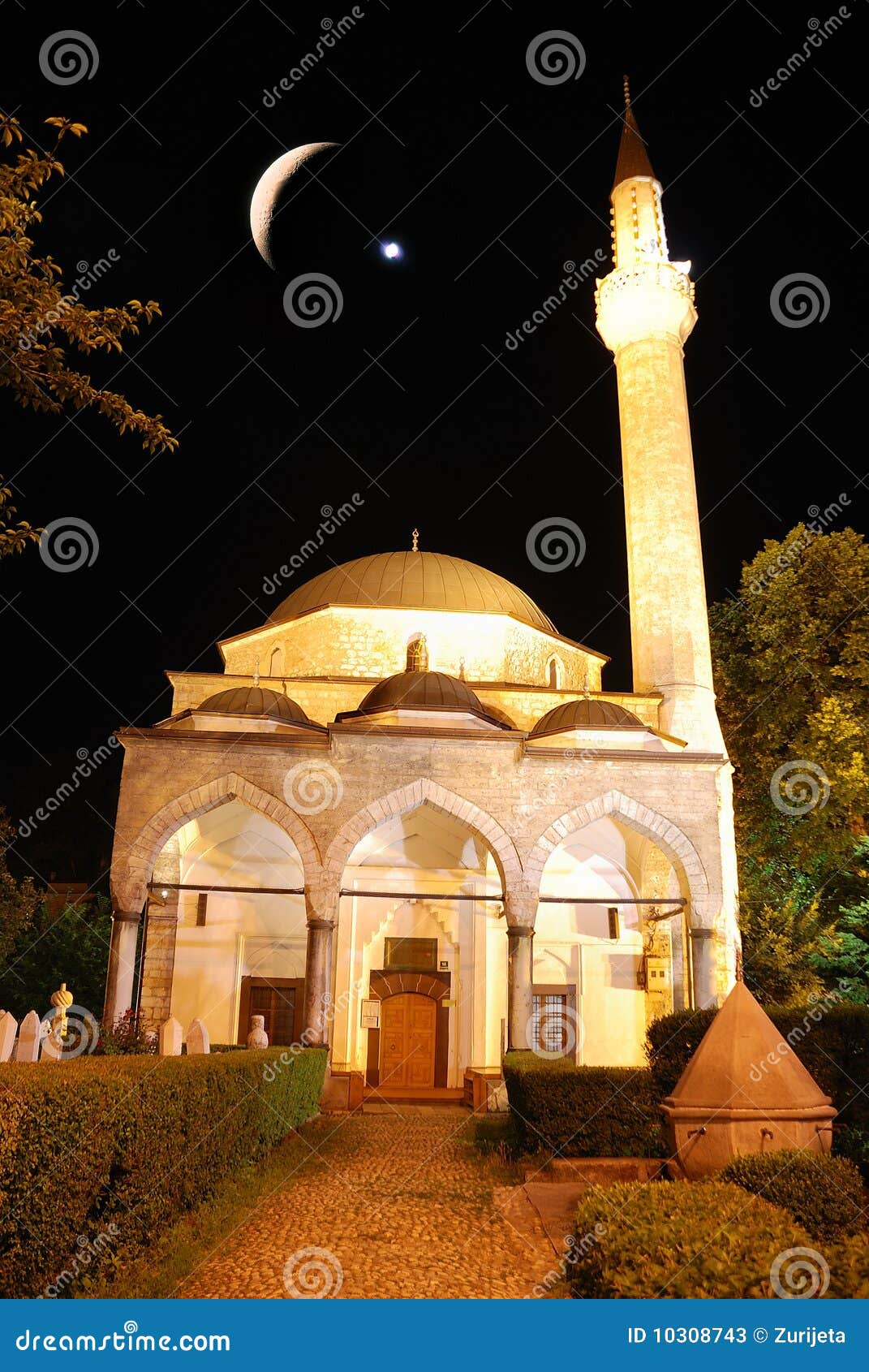 Mosque Crescent Royalty-Free Stock Image | CartoonDealer.com #7148122