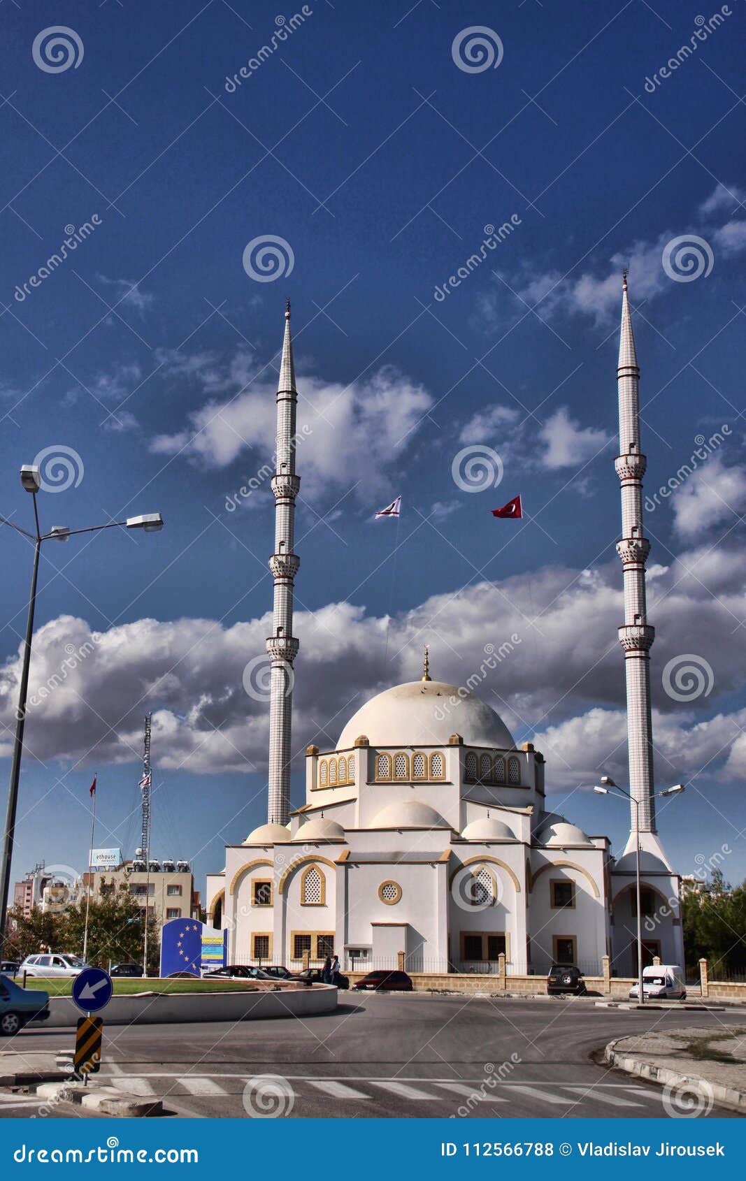 Mosque in northern Cyprus stock photo. Image of europe - 112566788