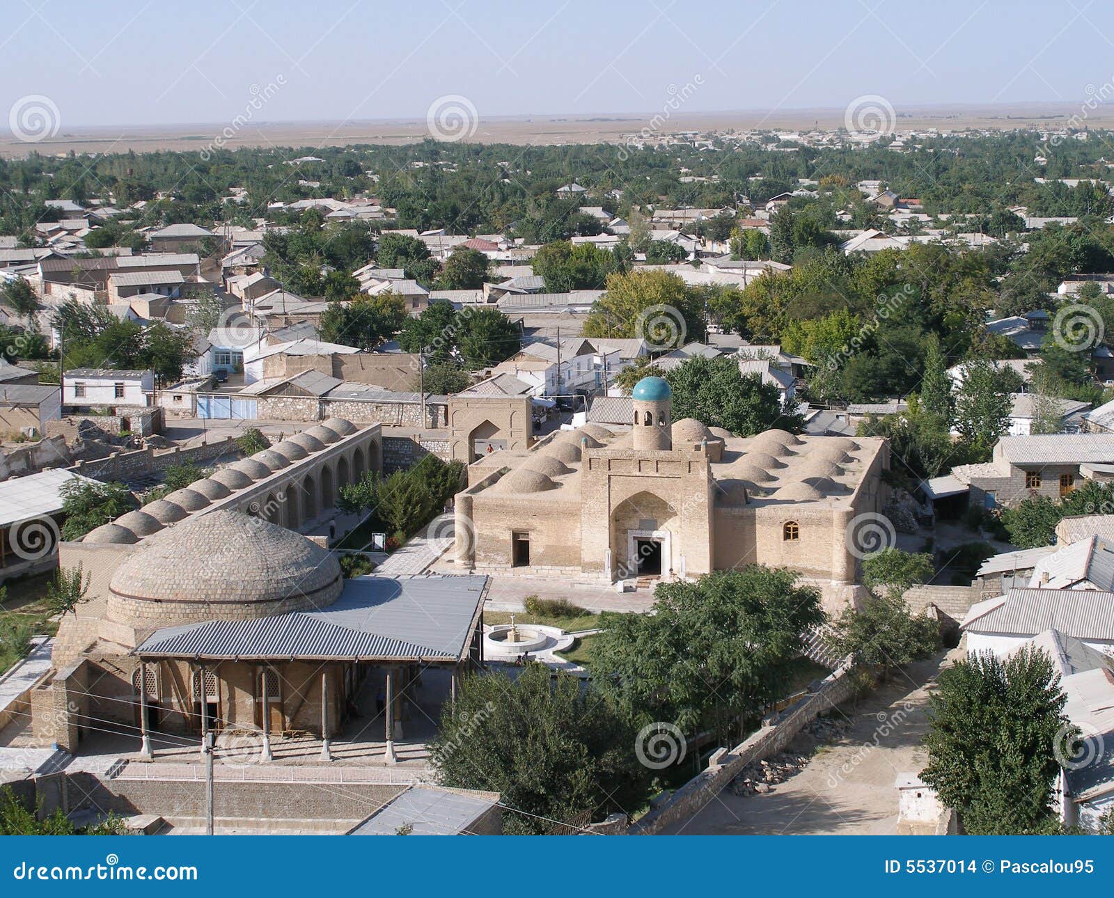 Mosque in an oasis stock photo. Image of minaret, ancient - 5537014