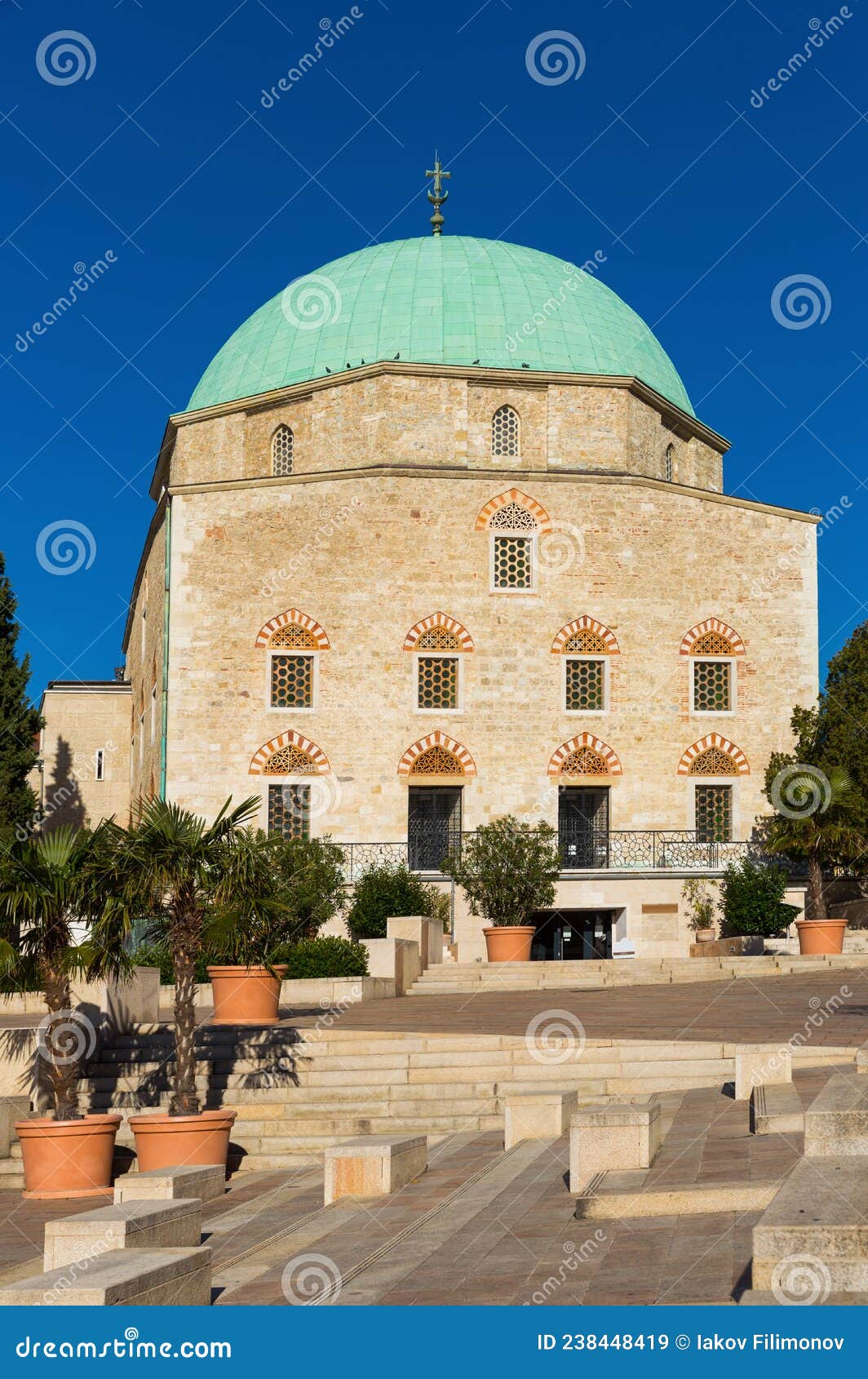 Mosque of Pasha Qasim Victorious, Pecs Stock Image - Image of history ...