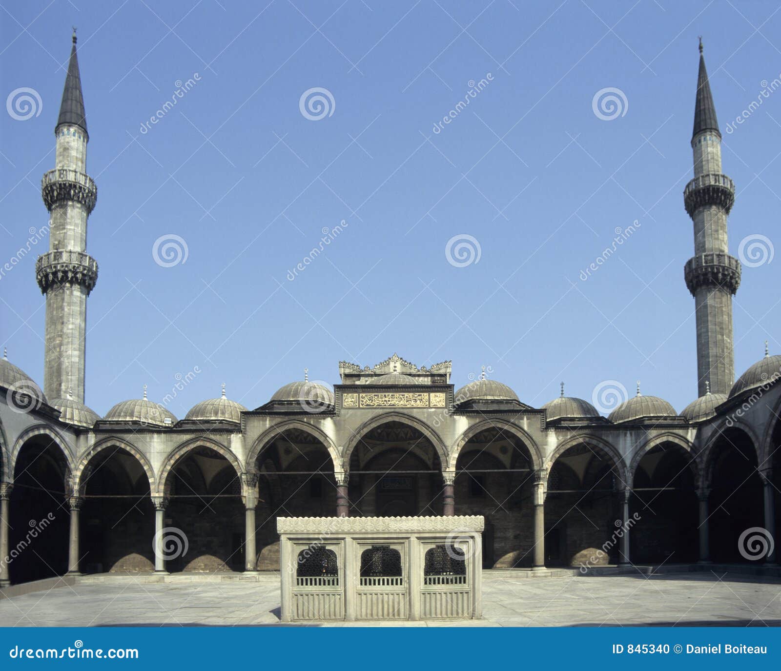 Mosque patio stock photo. Image of courtyard, religion - 845340