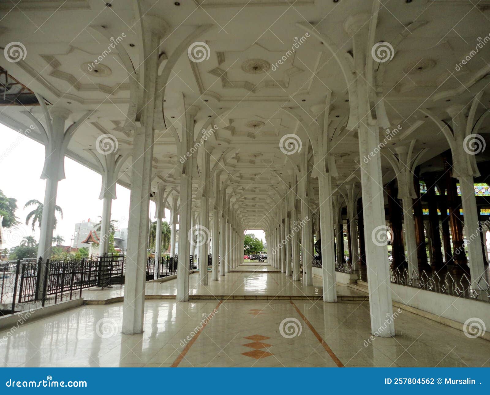 A Mosque pillars stock photo. Image of chapel, basilica - 257804562