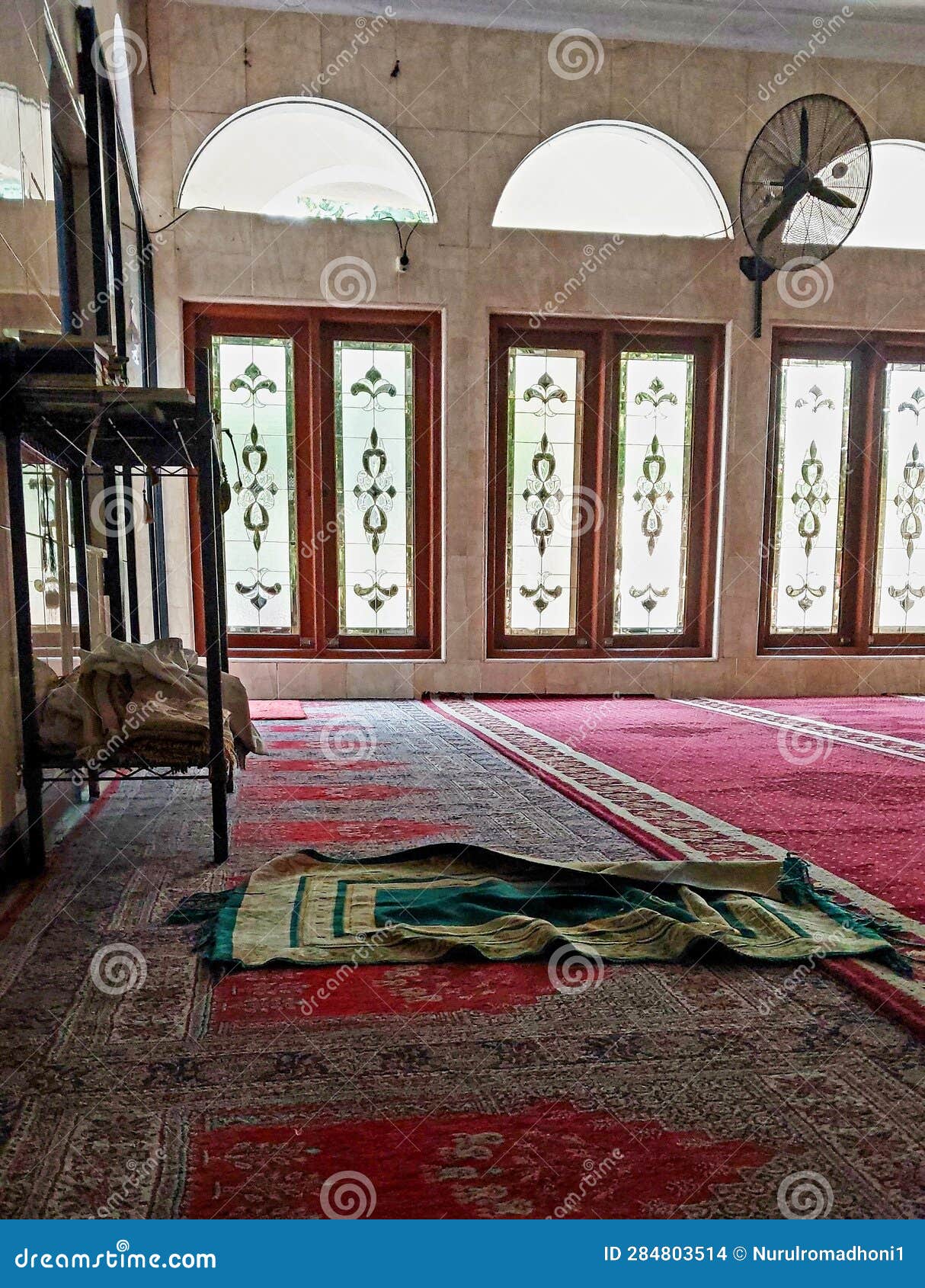 Mosque, Prayer Mat, Prostration and Worship Stock Photo - Image of ...