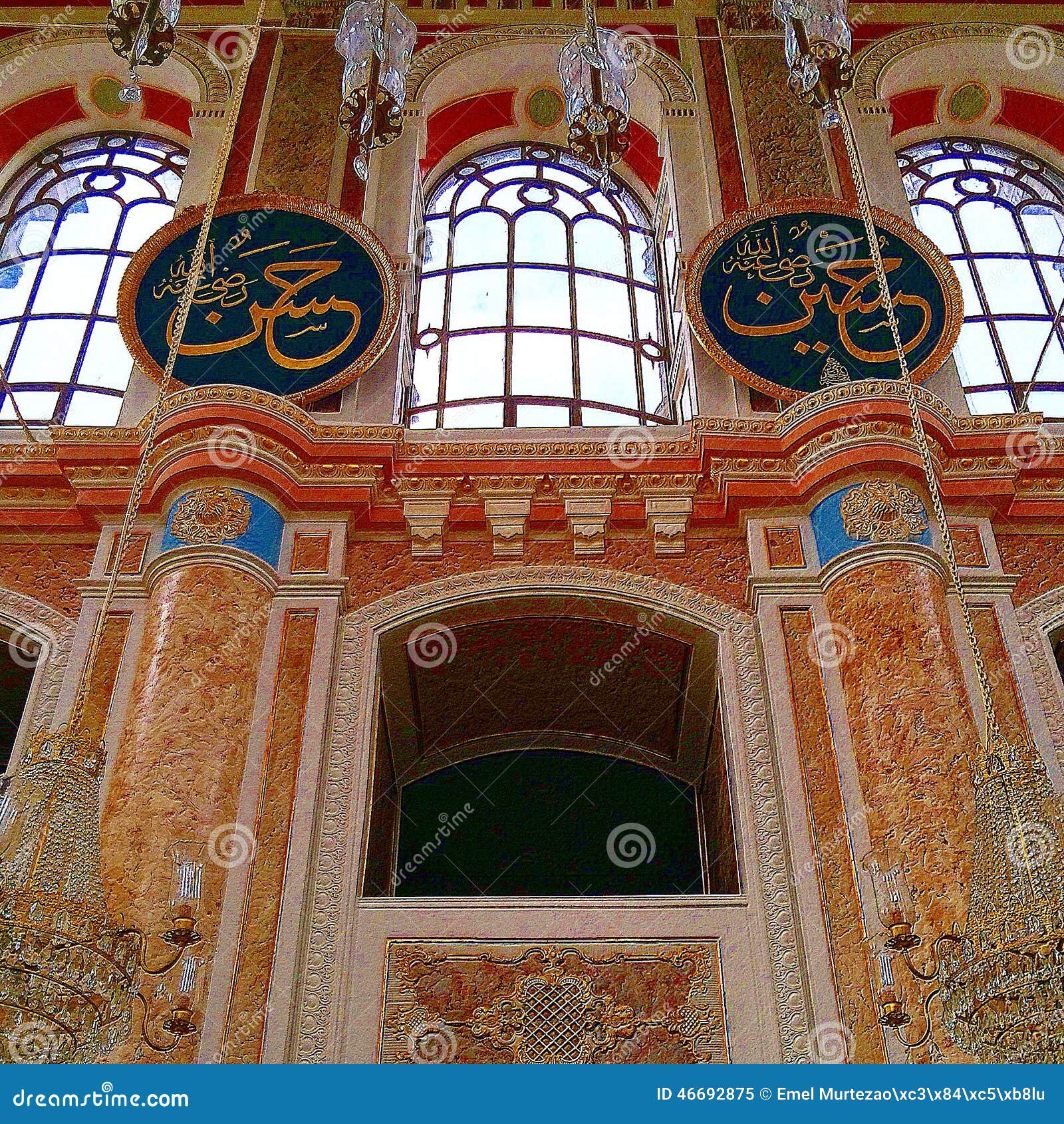 Mosque stock image. Image of architecture, empire, handcraft - 46692875