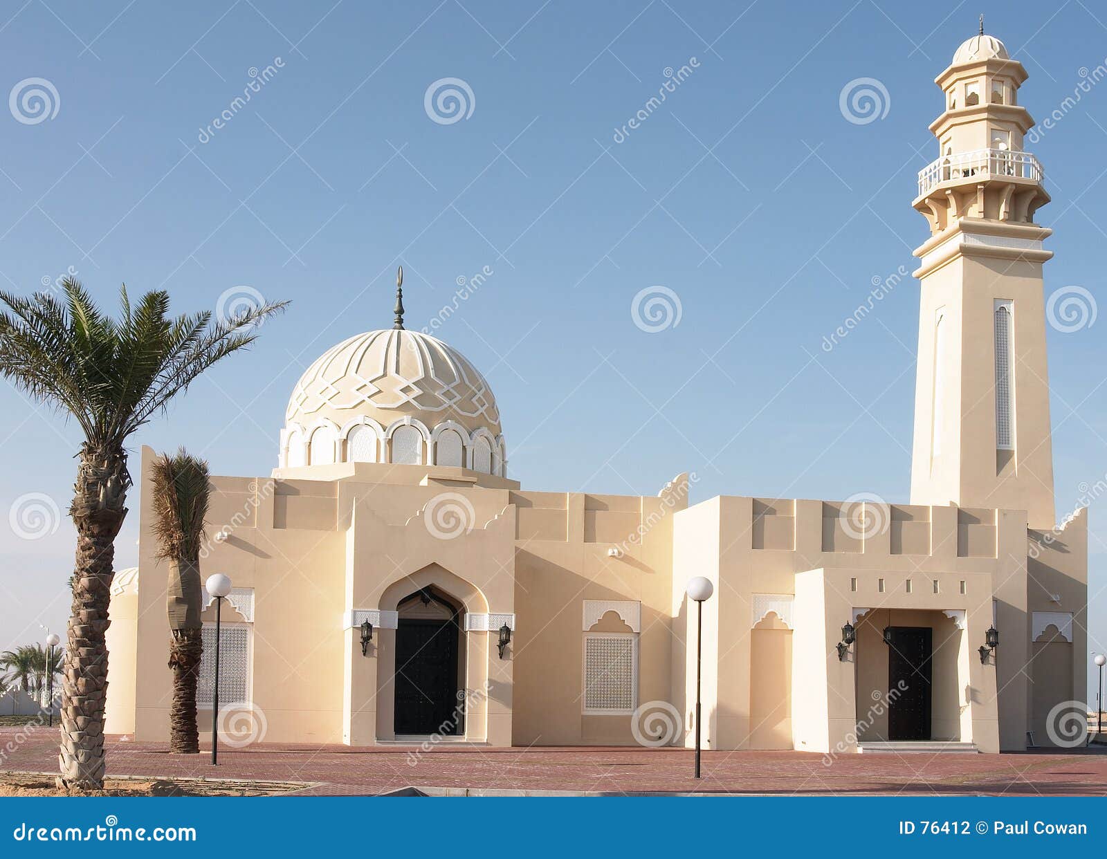 Mosque in Qatar stock photo. Image of allah, muslim, islam - 76412