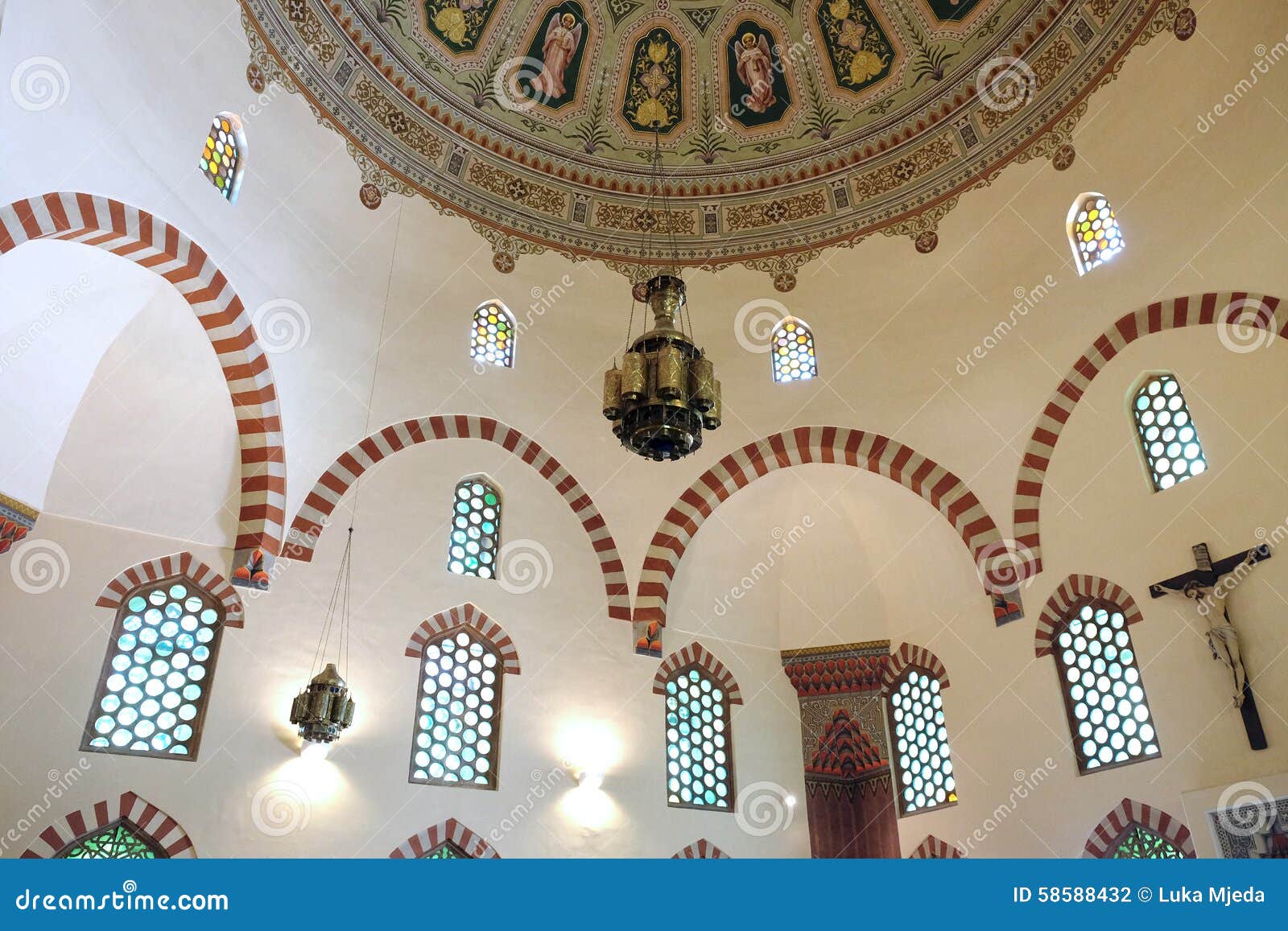 Mosque Qazim in Pecs Hungary Editorial Photography - Image of religion ...