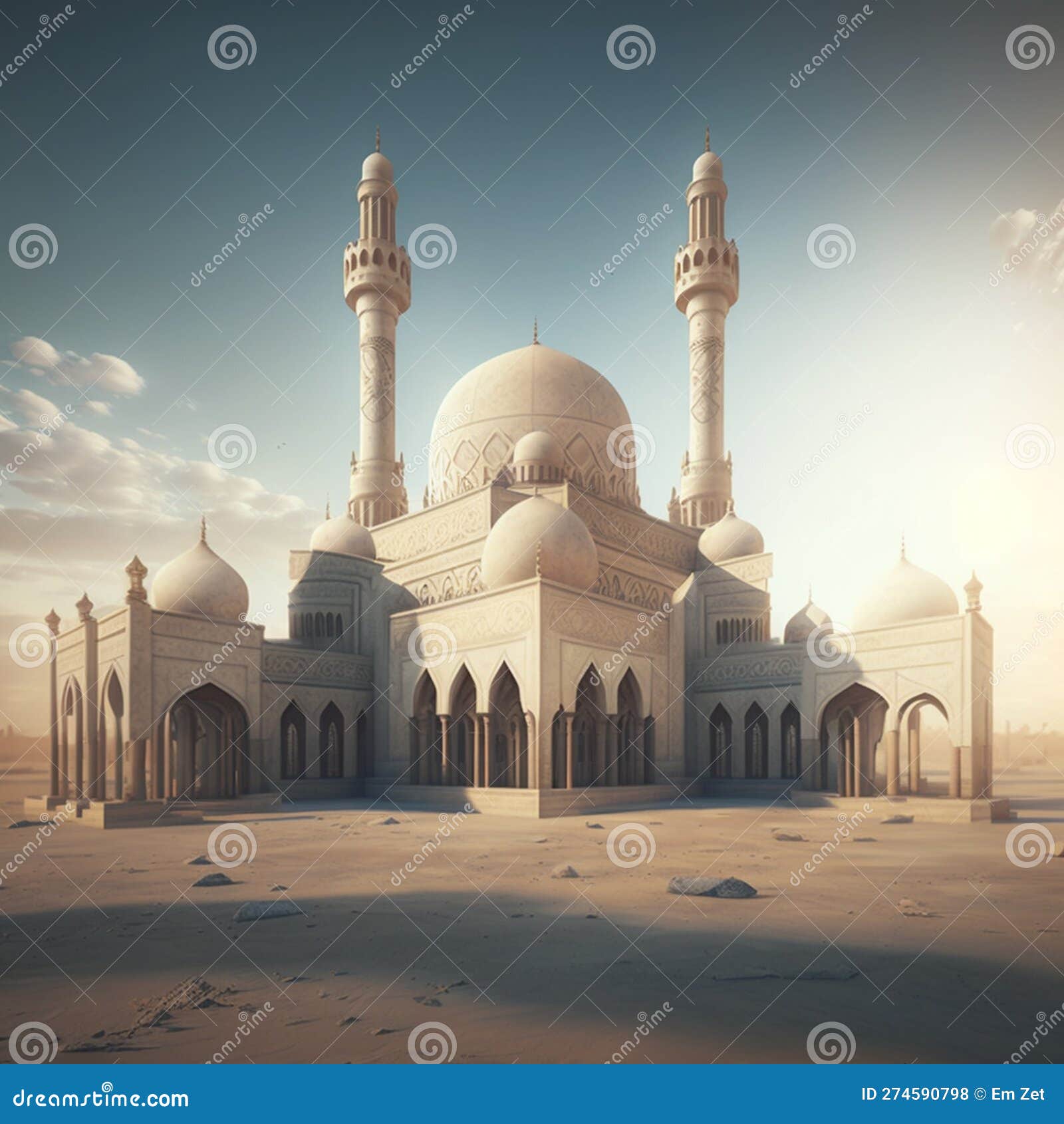 Ramadan Vibe Cinematic Scene Background with Generative AI Technology ...