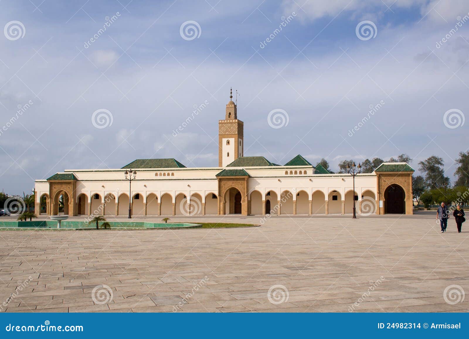 Mosque of the Royal Palace in Rabat Stock Photo - Image of muslim ...