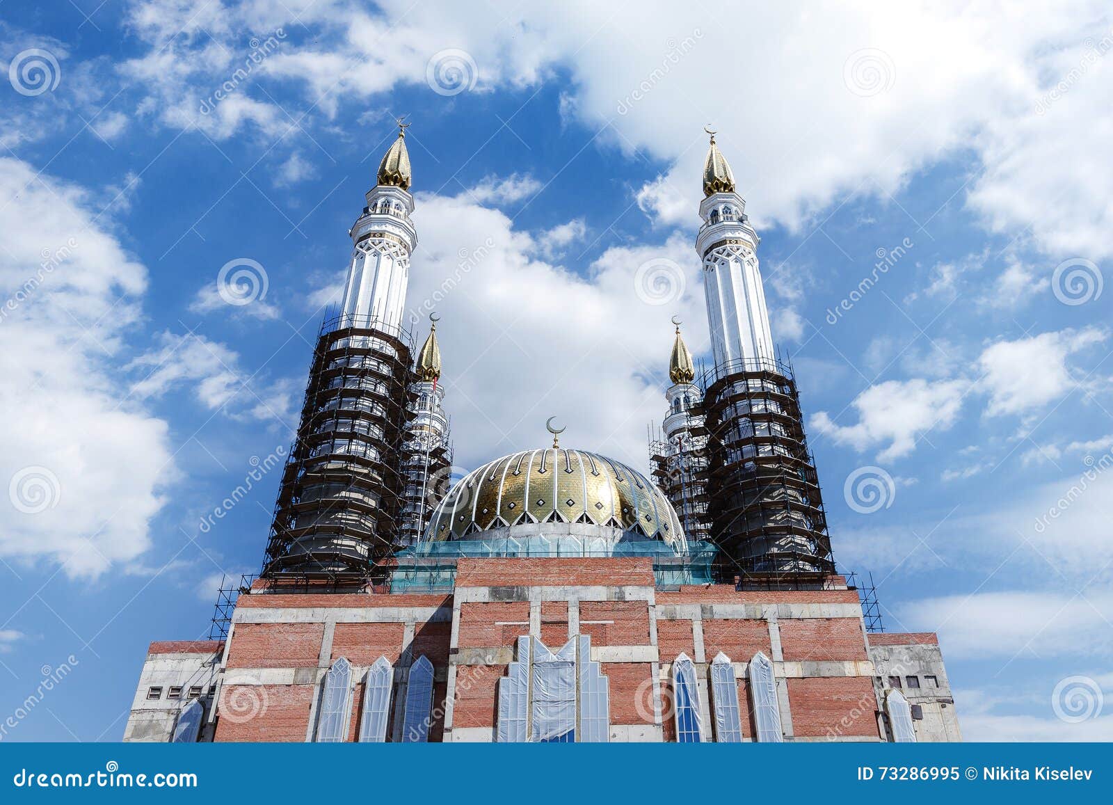 The Mosque of Salavat Yulayev Under Construction in the City of Ufa ...
