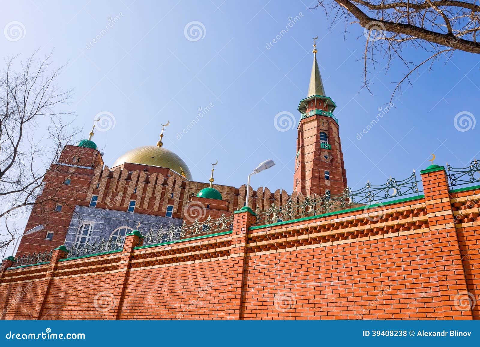 Mosque in Samara, Russia editorial stock photo. Image of outdoors ...