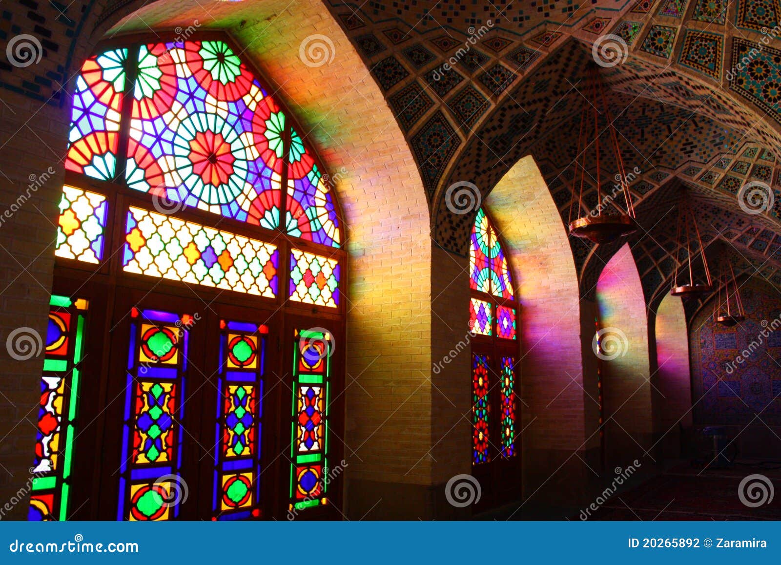 Mosque in Shiraz, Iran stock photo. Image of arabian - 20265892