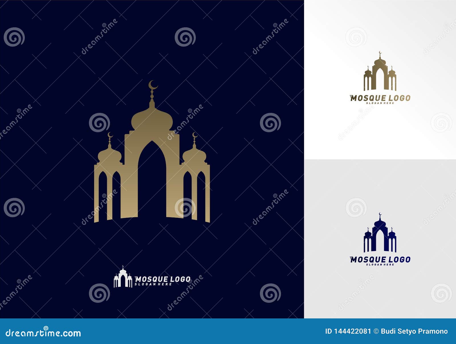 Mosque Simple Icon Logo Design Vector. Mosque Moslem Icon Vector ...