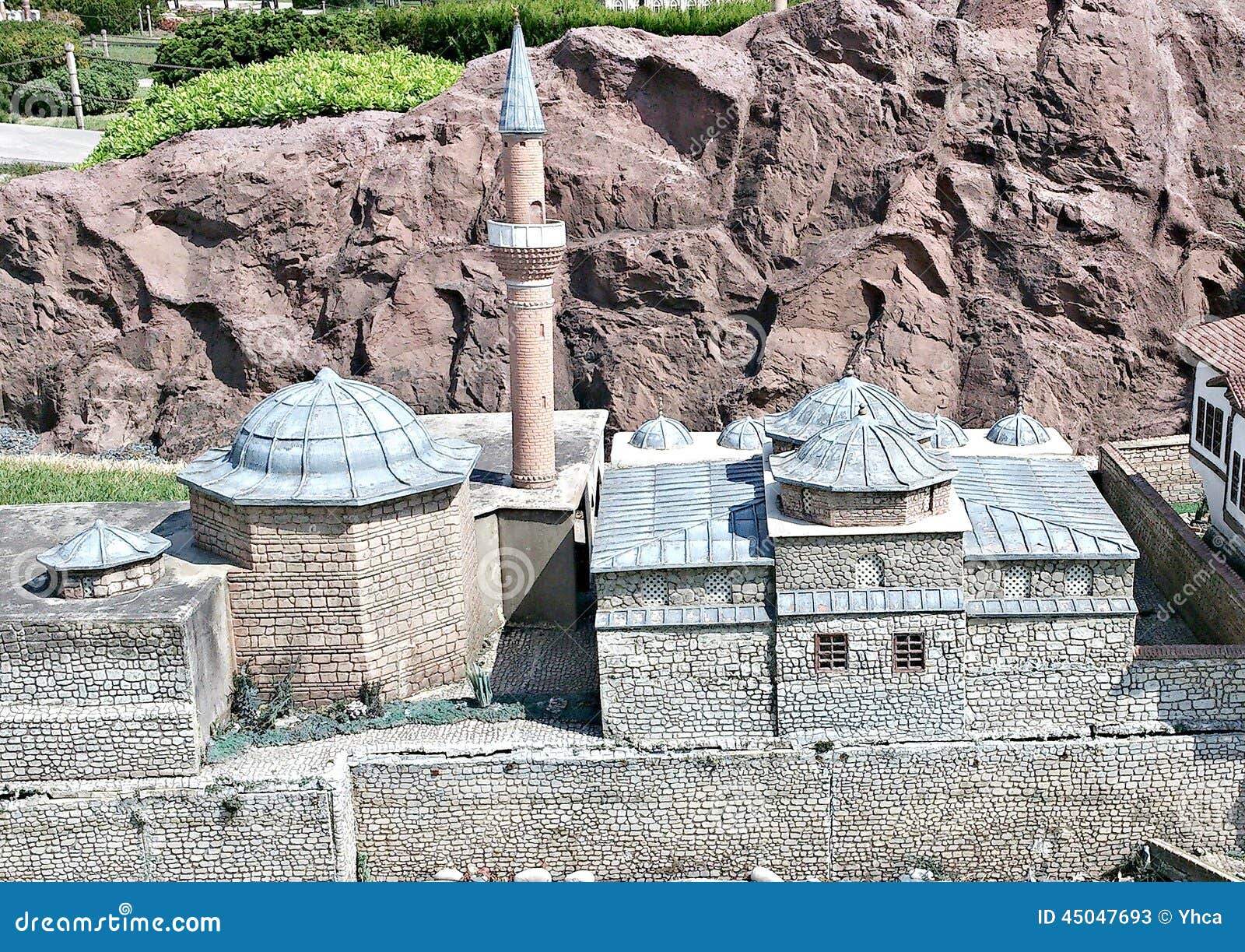 Mosque on a slope stock image. Image of mosque, hill - 45047693