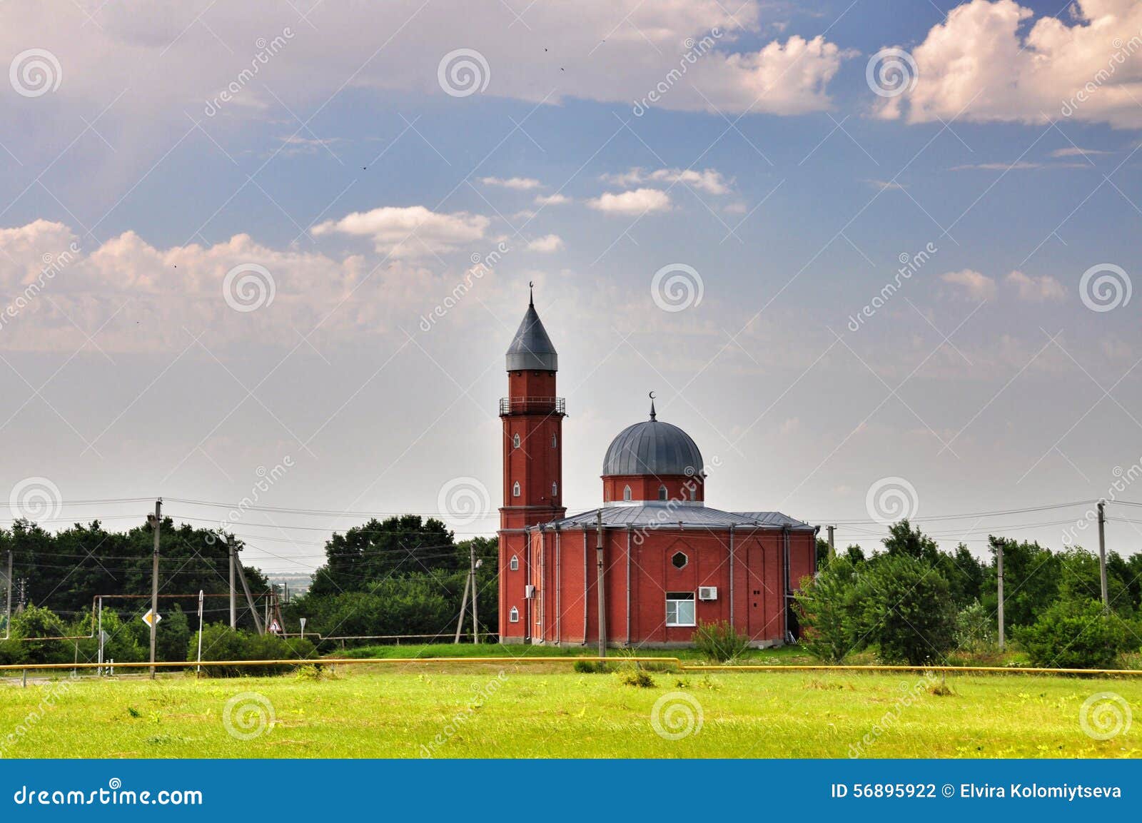 The rural mosque stock photo. Image of church, caucasus - 56895922