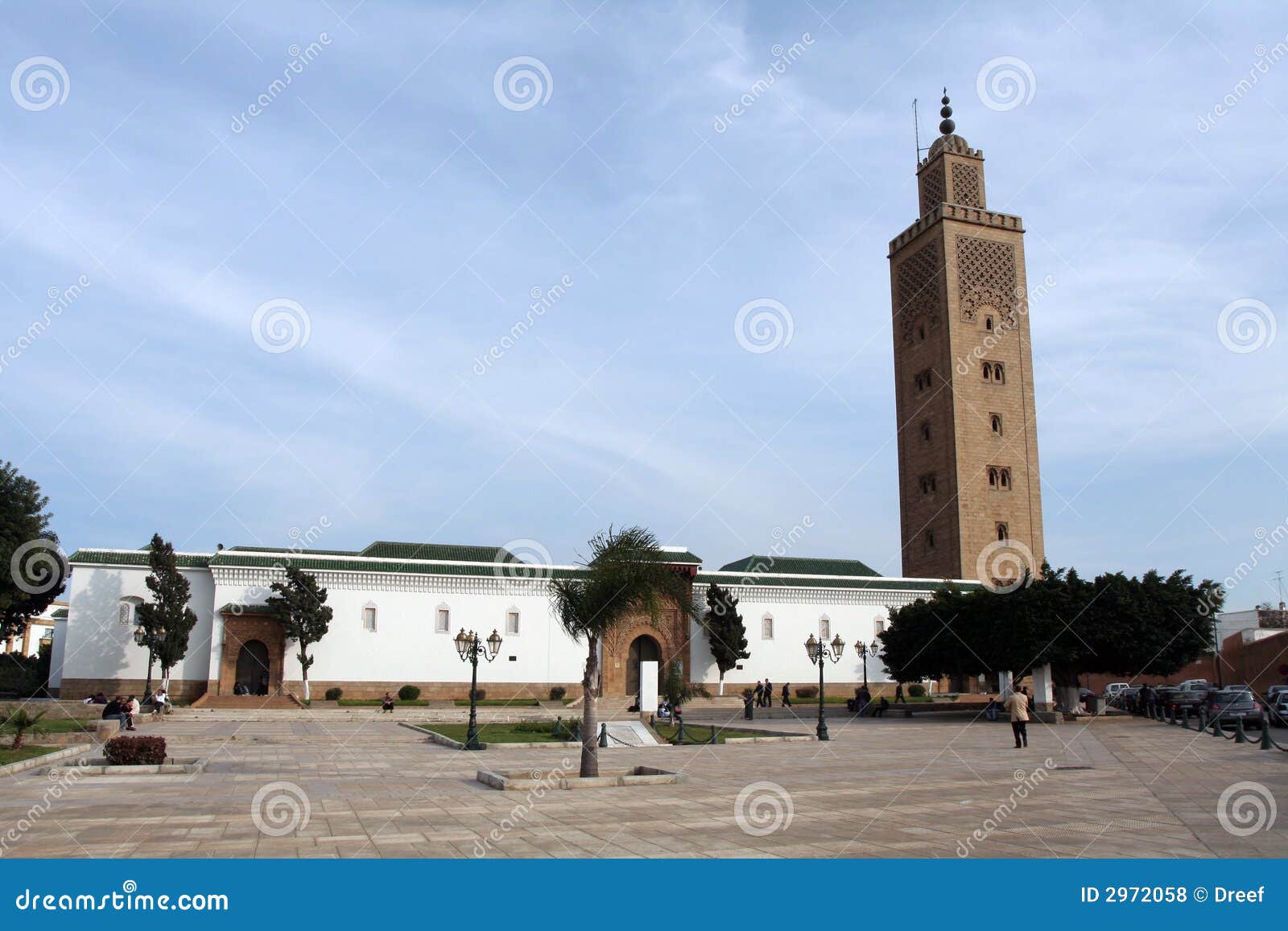 Mosque Square in Capital of Mo Editorial Stock Photo - Image of muslim ...