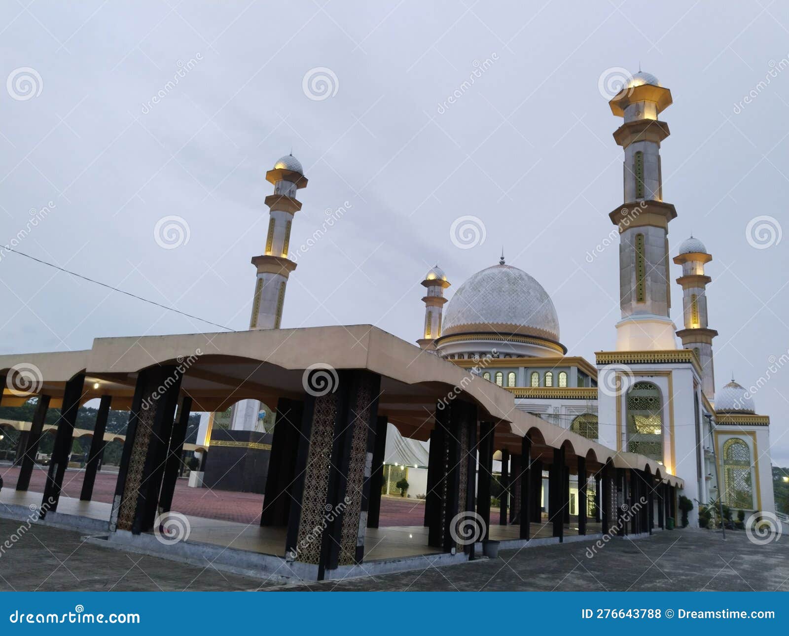 Mosque Sumut Kisaran Indonesia Sumbar Stock Photo - Image of sumut ...