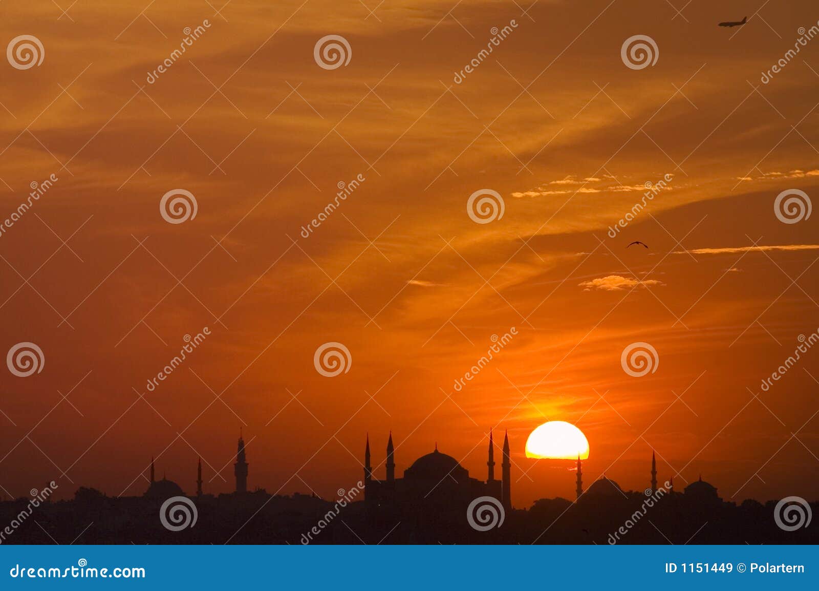 Mosque and sunset stock image. Image of cityscape, architecture - 1151449
