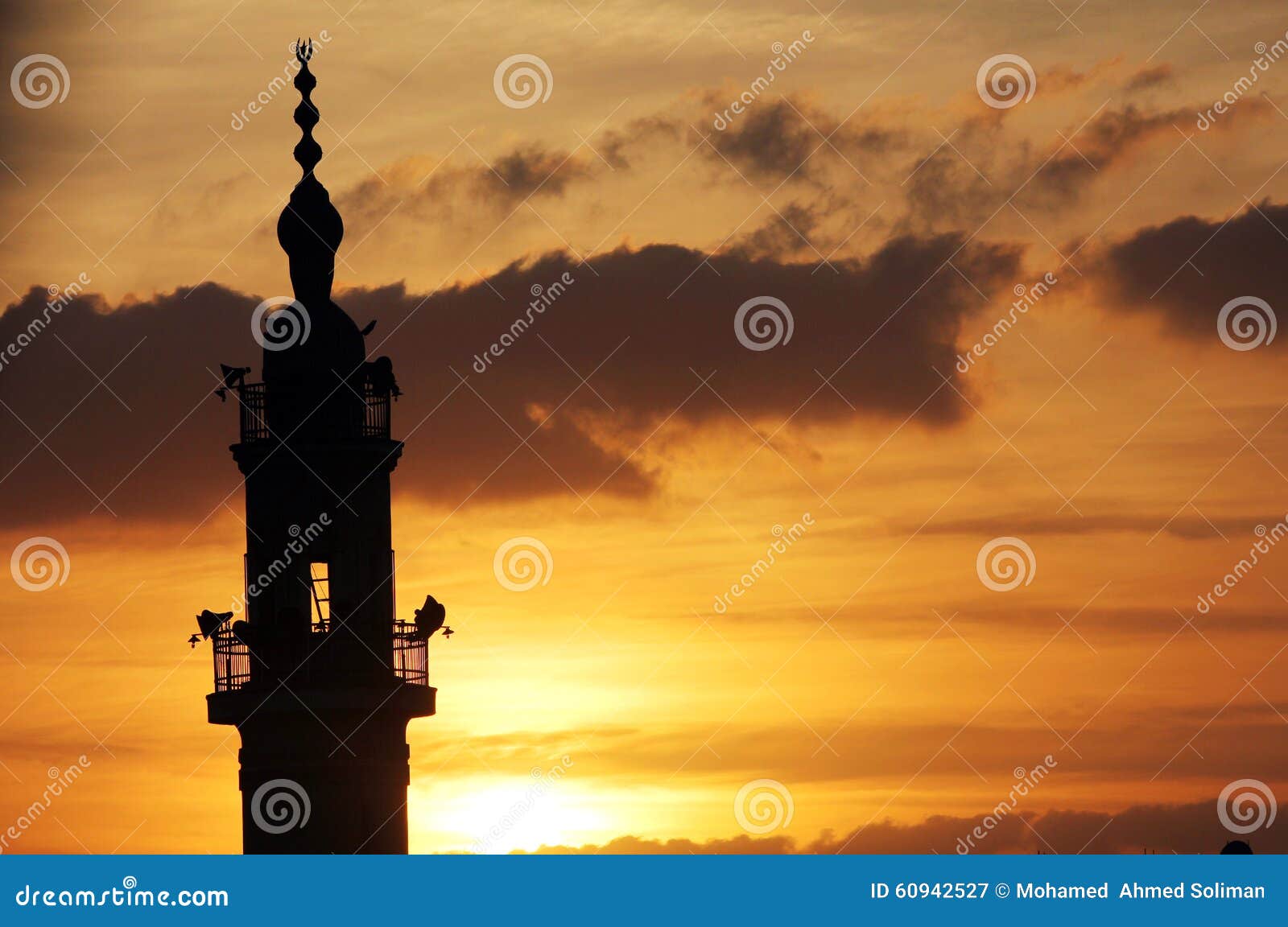 Mosque during sunset stock image. Image of horizon, heaven - 60942527