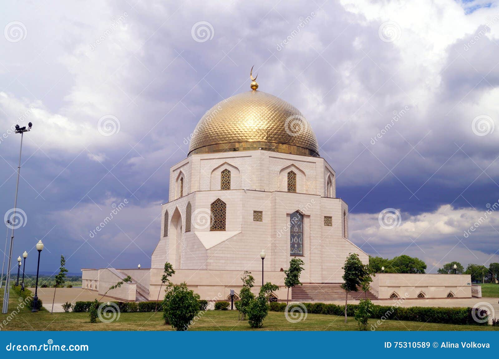Mosque in Tatarstan Bulgar Muslim Regious Building Stock Image - Image ...
